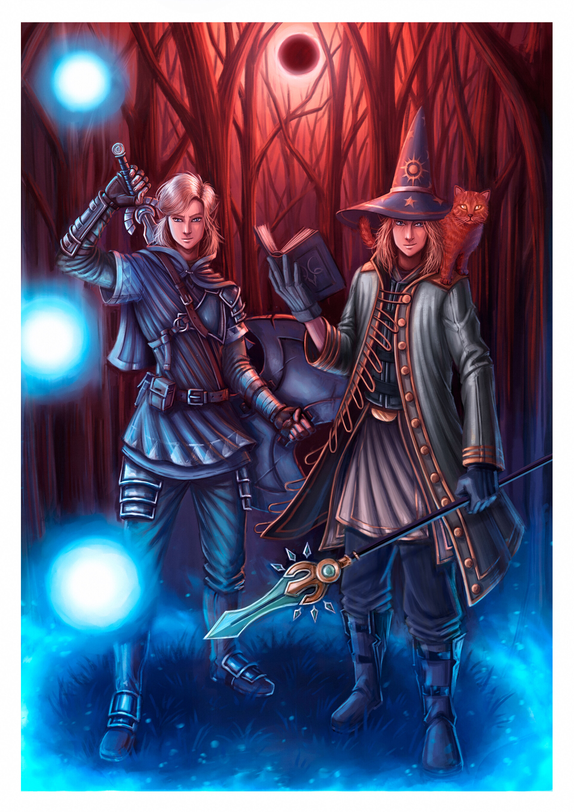 ArtStation - D&D- Twin Elves