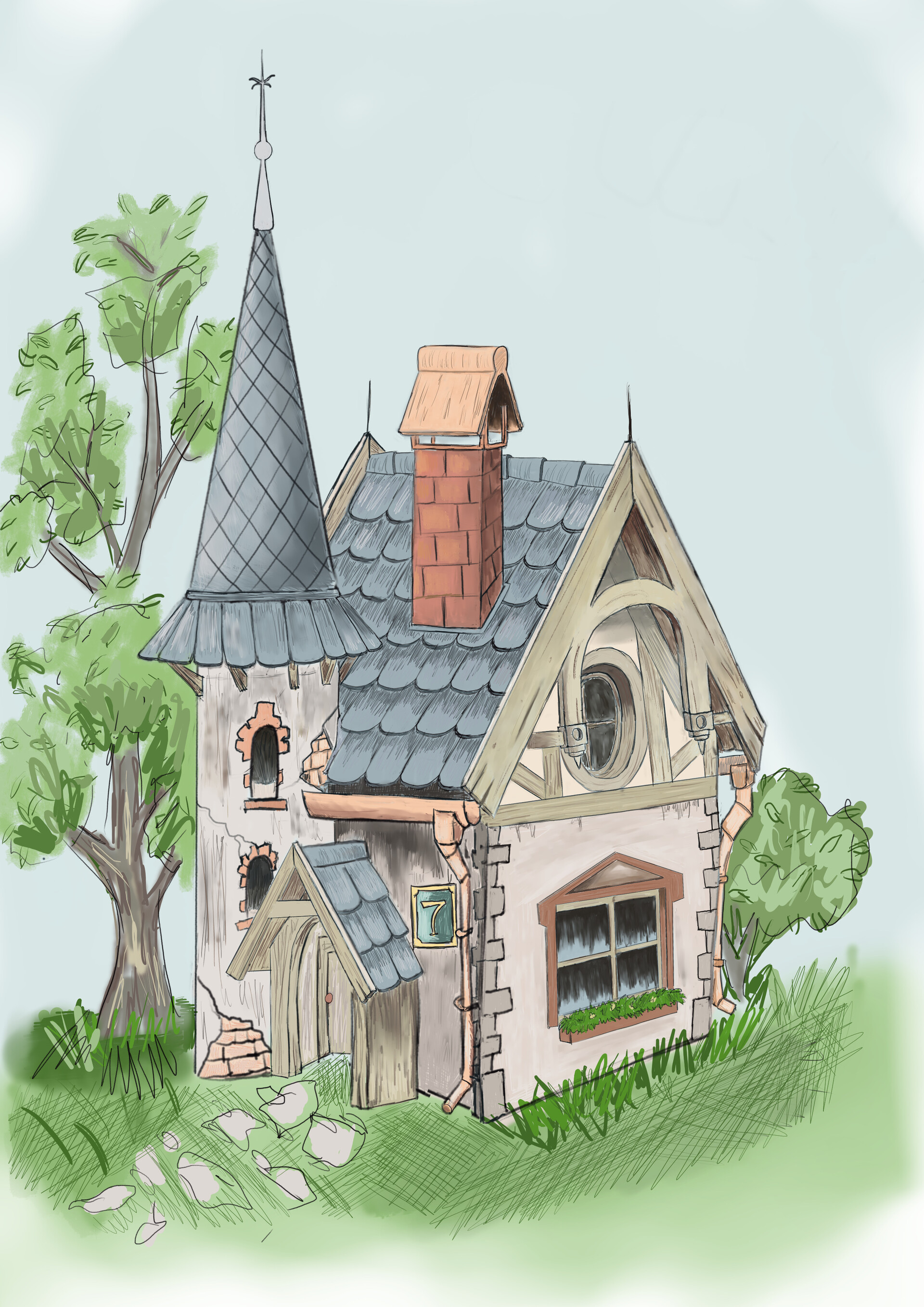 ArtStation - Fantasy House