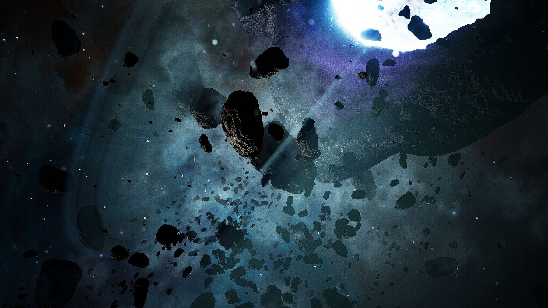 Arghanion's Puzzlebox - Asteroid Field in Unreal Engine 5