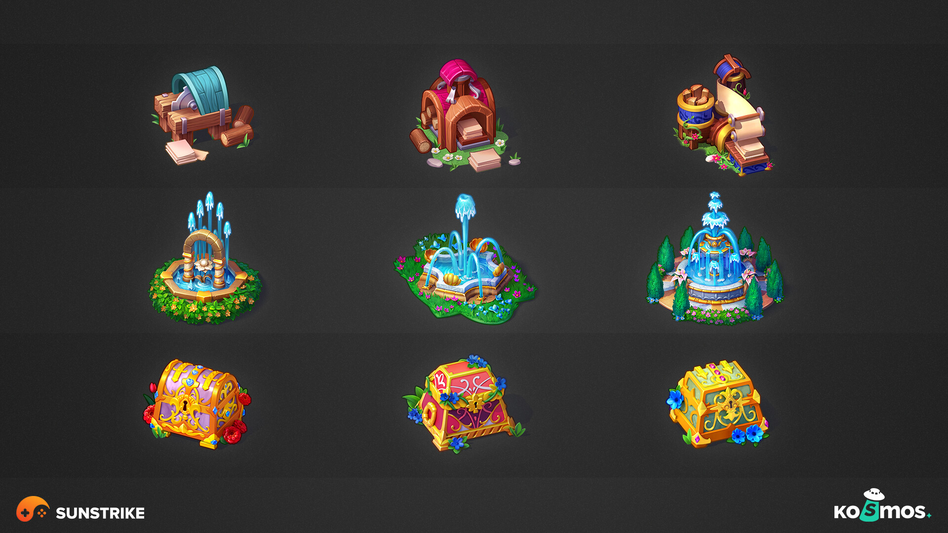 SunStrike Studios - Merge Tale environment objects