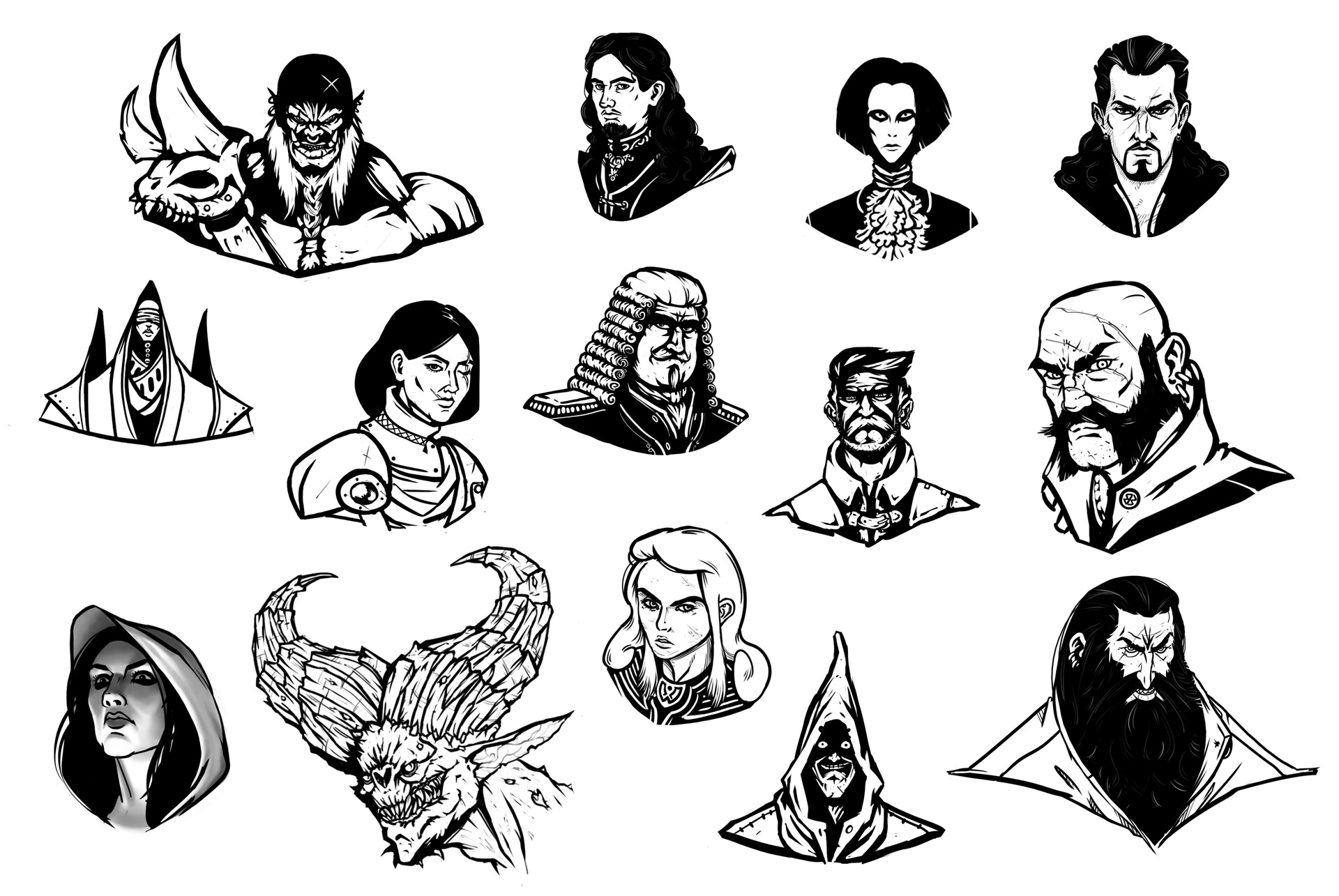 ArtStation - RPG characters