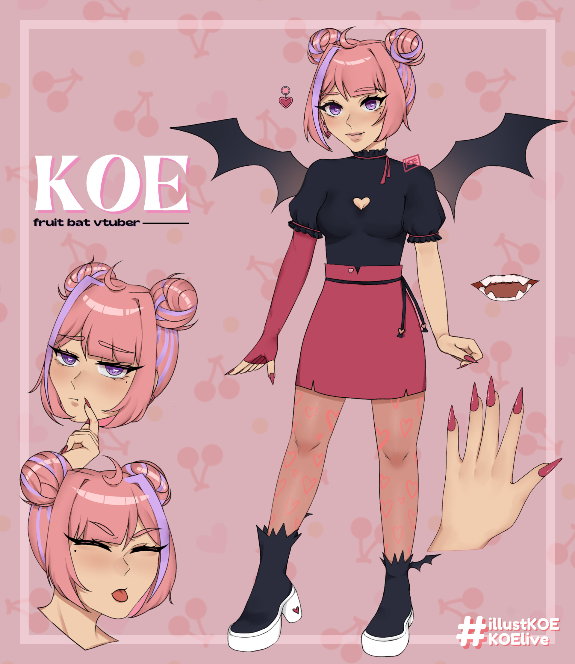 ArtStation - Koe's character sheet