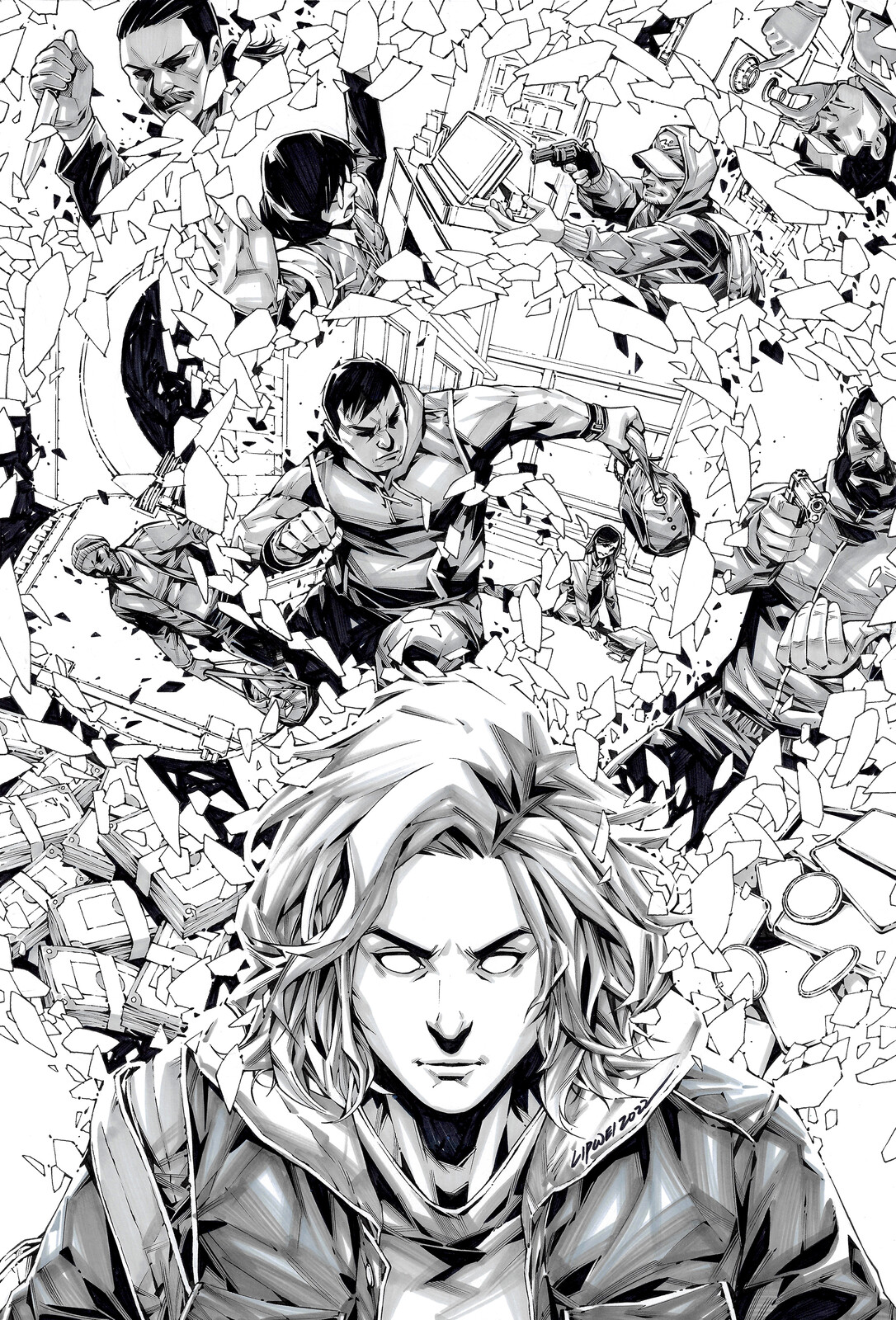 Lipwei Chang - Cover Art: There's Something Wrong with Patrick Todd