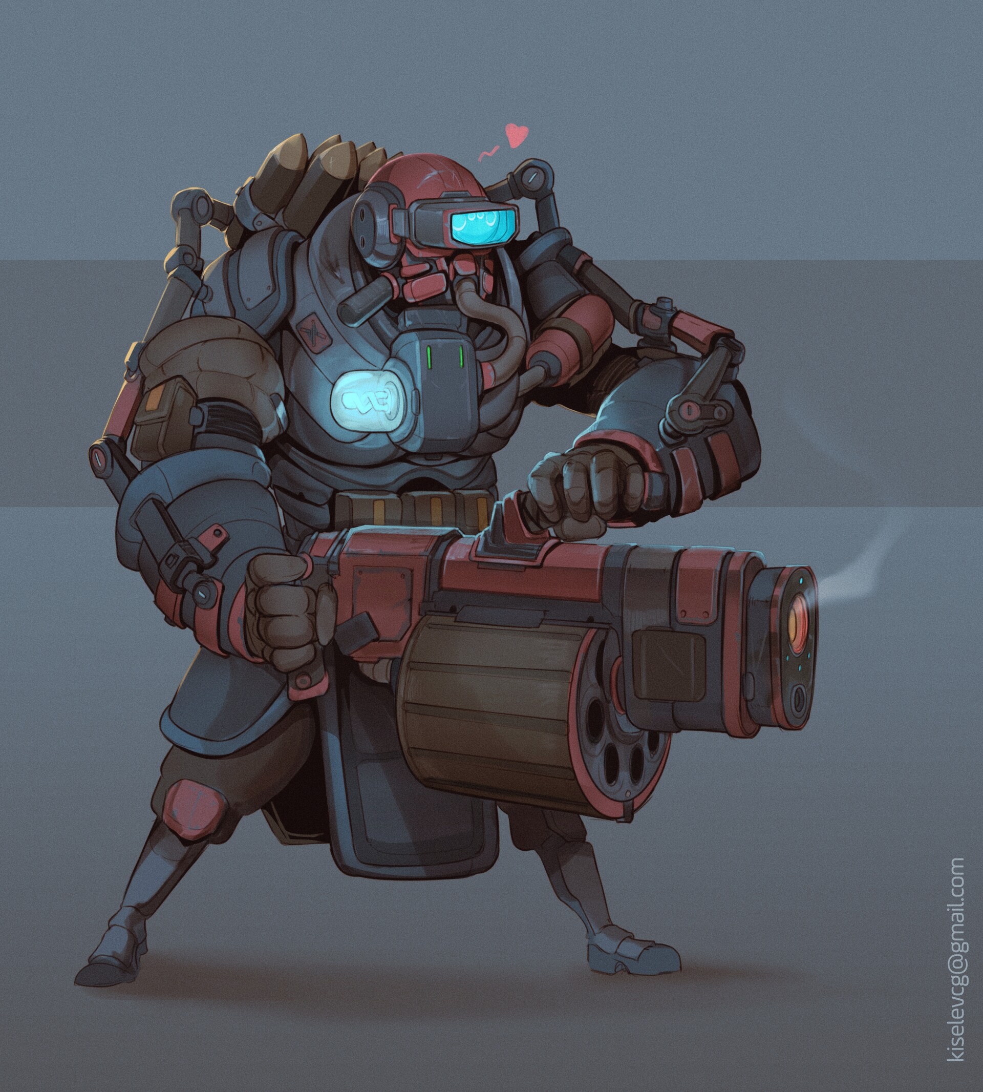 Heavy Unit by Vladimir Kiselev : r/ImaginarySoldiers