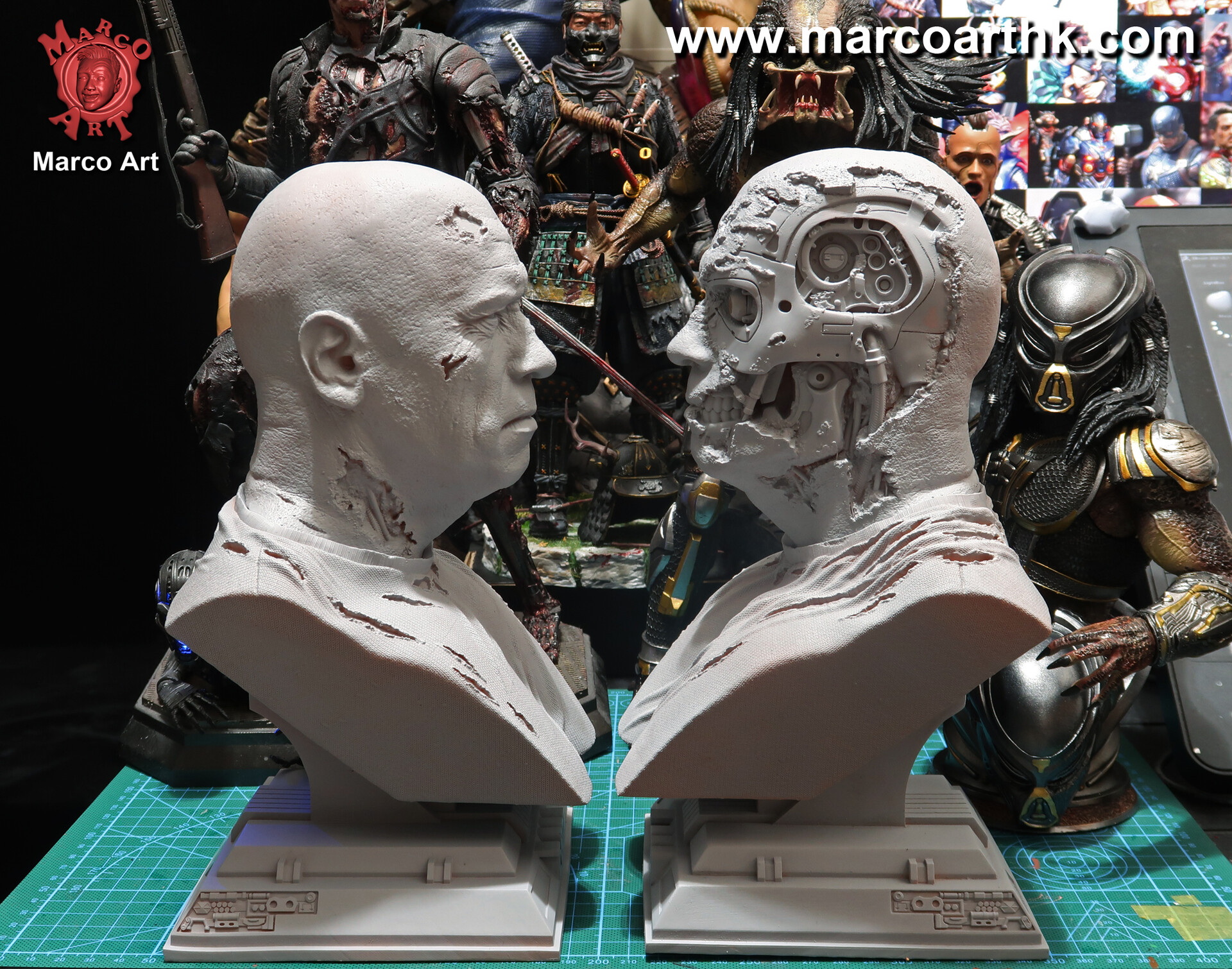 Marco Li - Terminator 6- T800 1/2 Bust