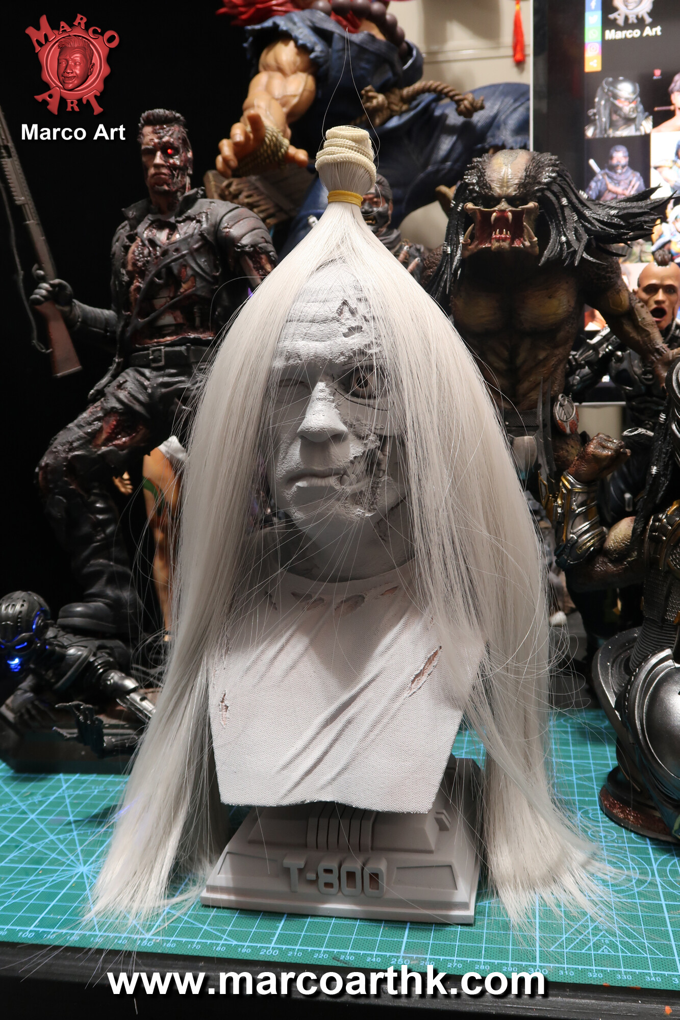 Marco Li - Terminator 6- T800 1/2 Bust
