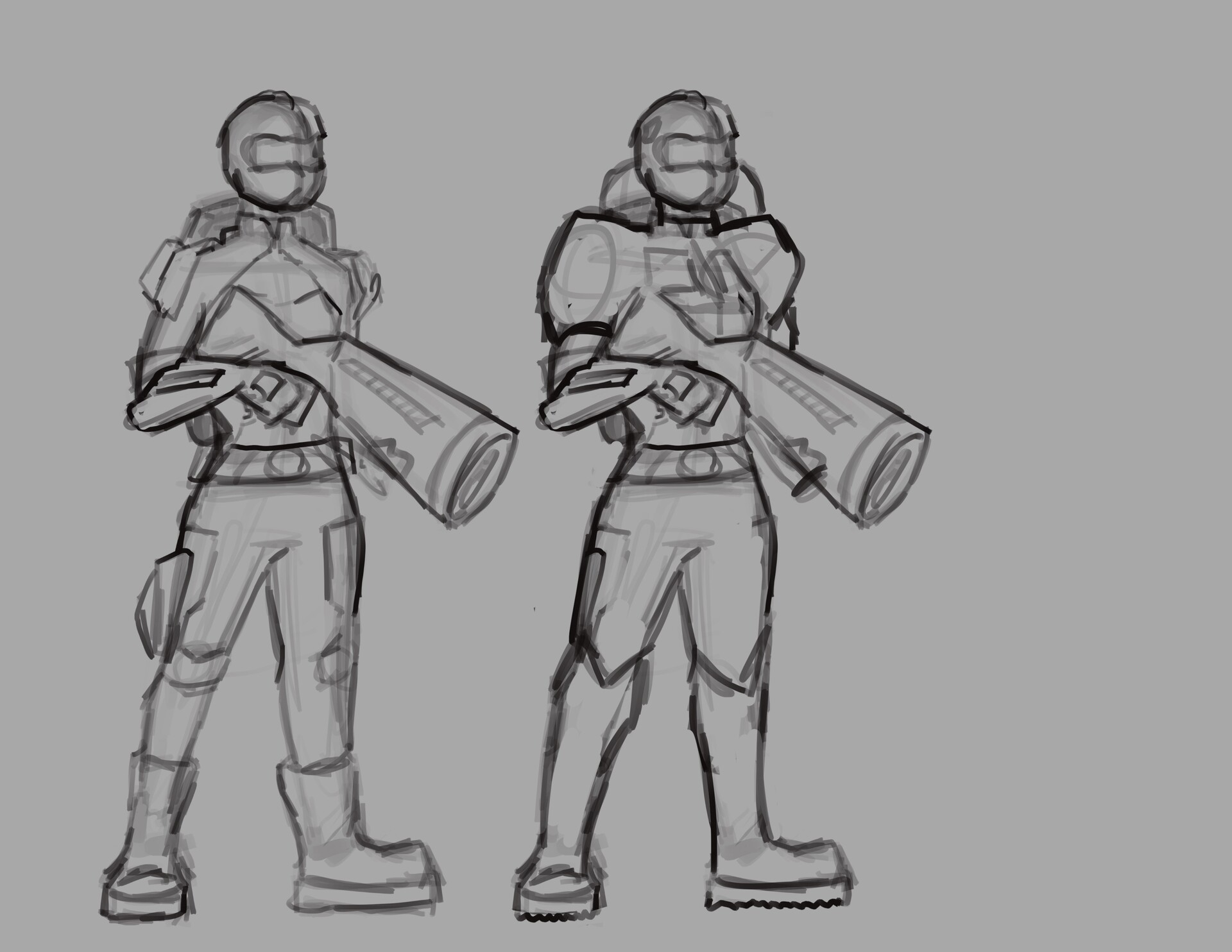 ArtStation - 5 minute sketches inspired by pose reference