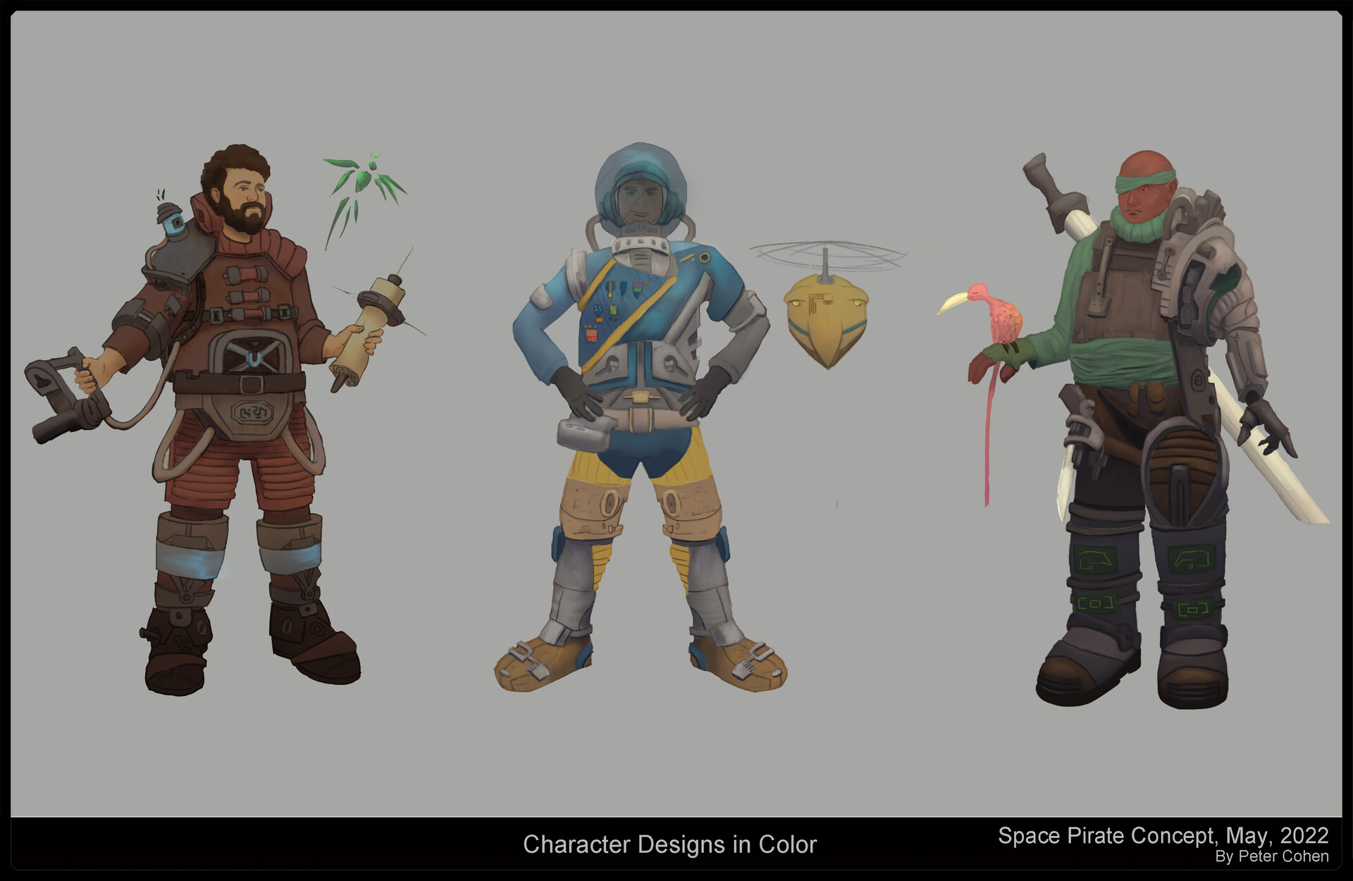 ArtStation - Space Pirate Character Concept
