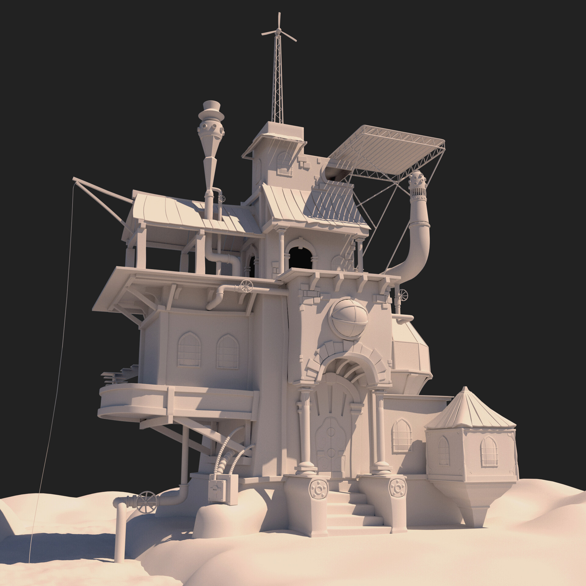 ArtStation - 3D BG Modelling