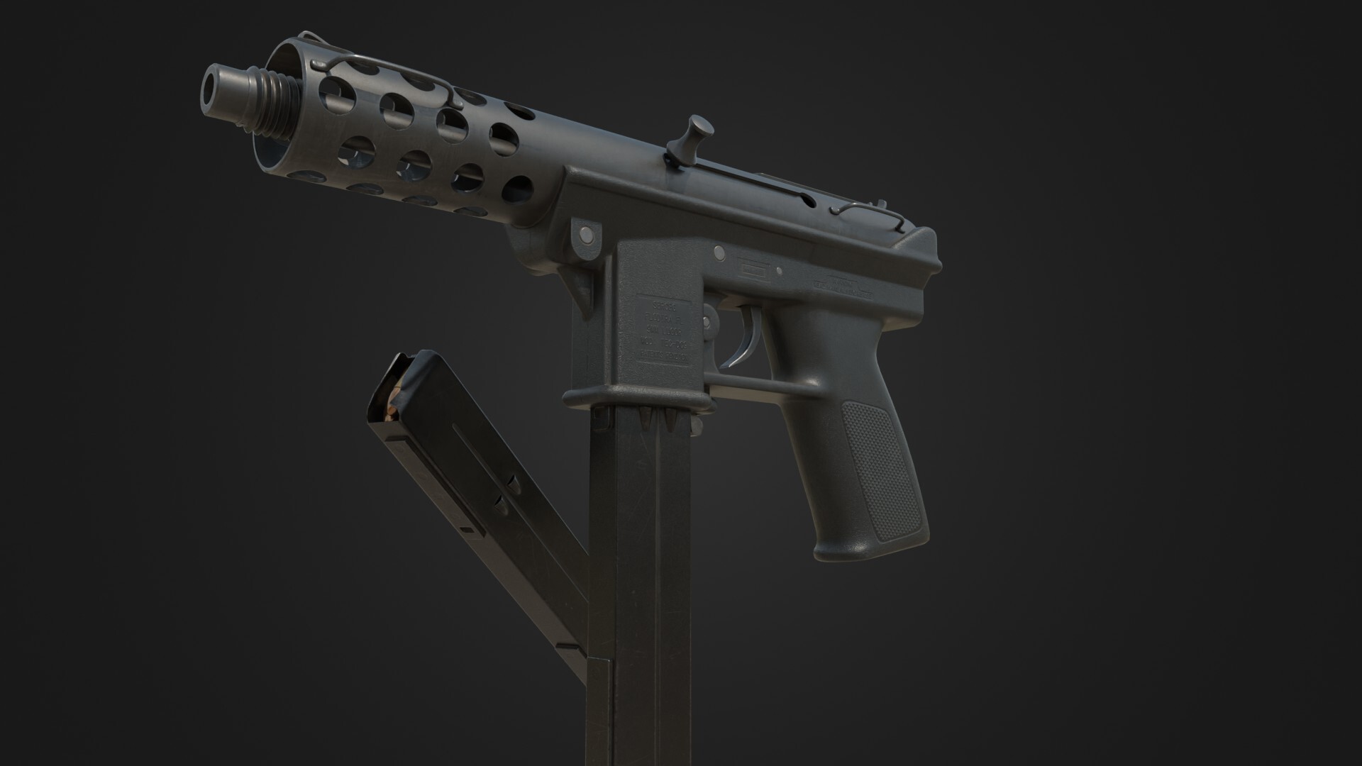 ArtStation - TEC DC 9 pistol