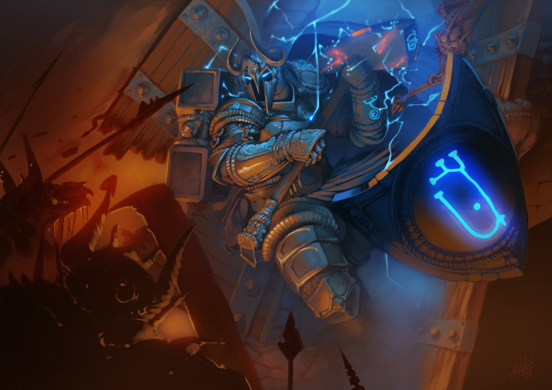 ArtStation - Sparraxe the Barbarian