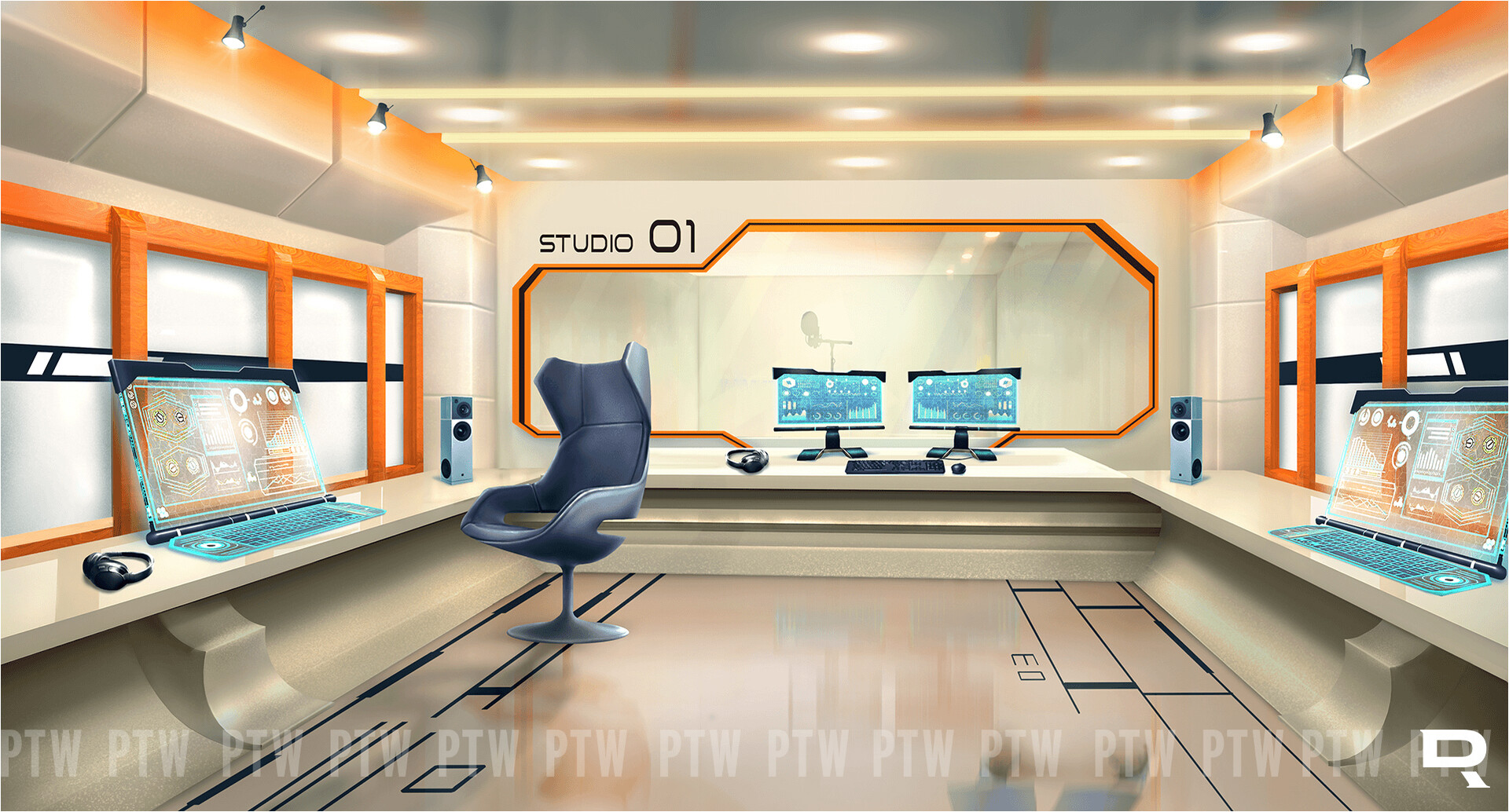 ArtStation - Audio Room