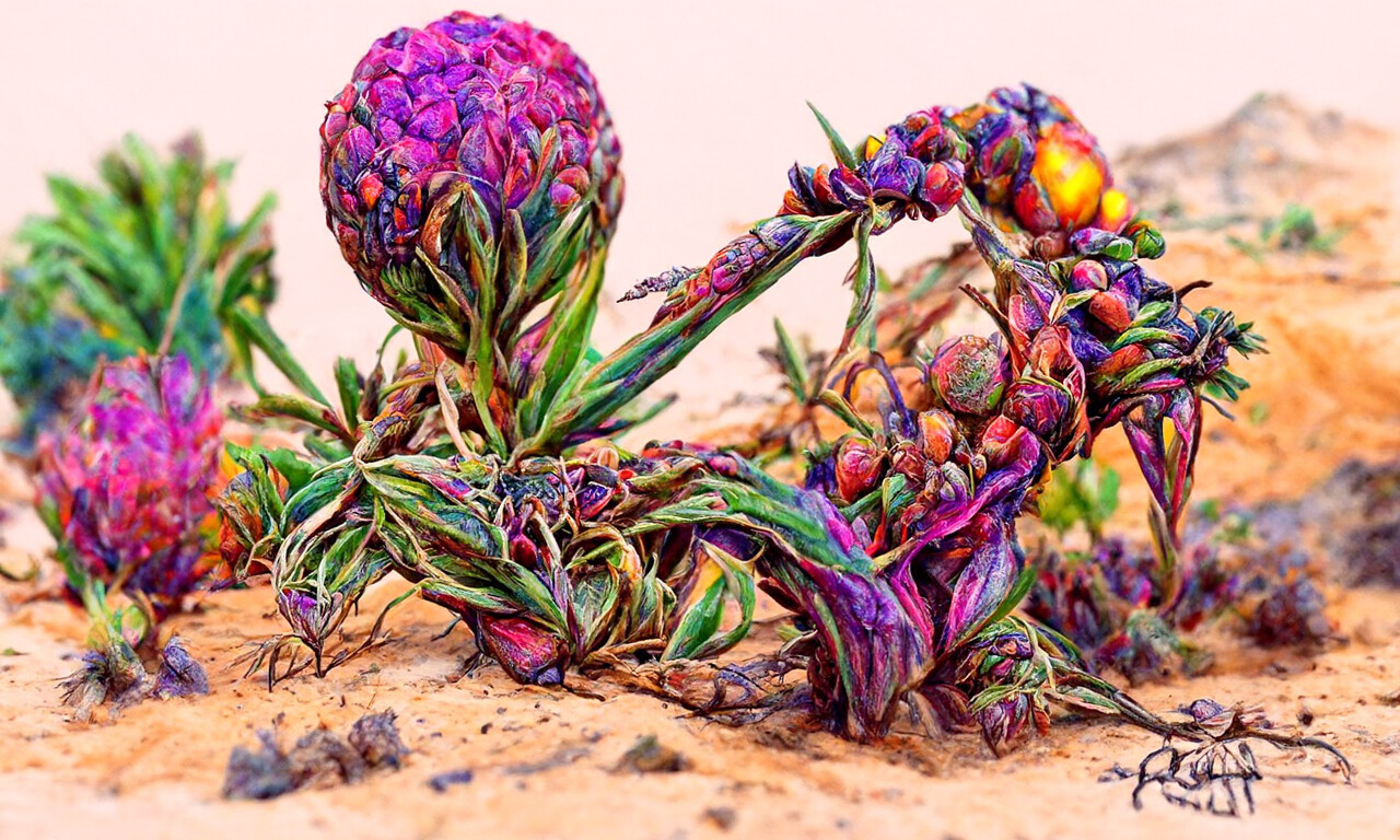 ArtStation - Desert flowers