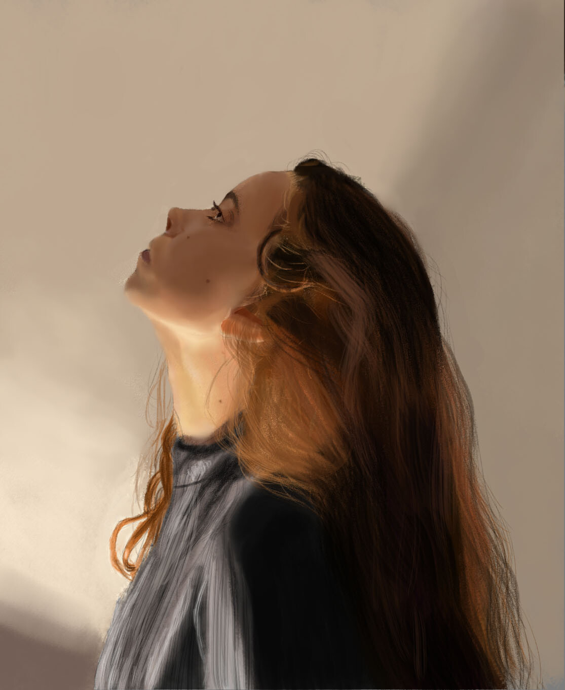 ArtStation - Digital 2D Self-Portrait