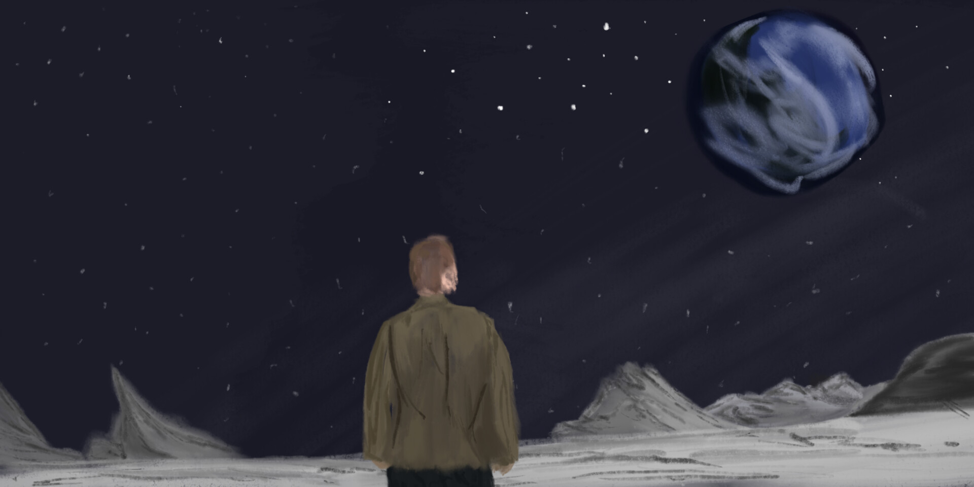 ArtStation - SCP 4939 - the man on the moon