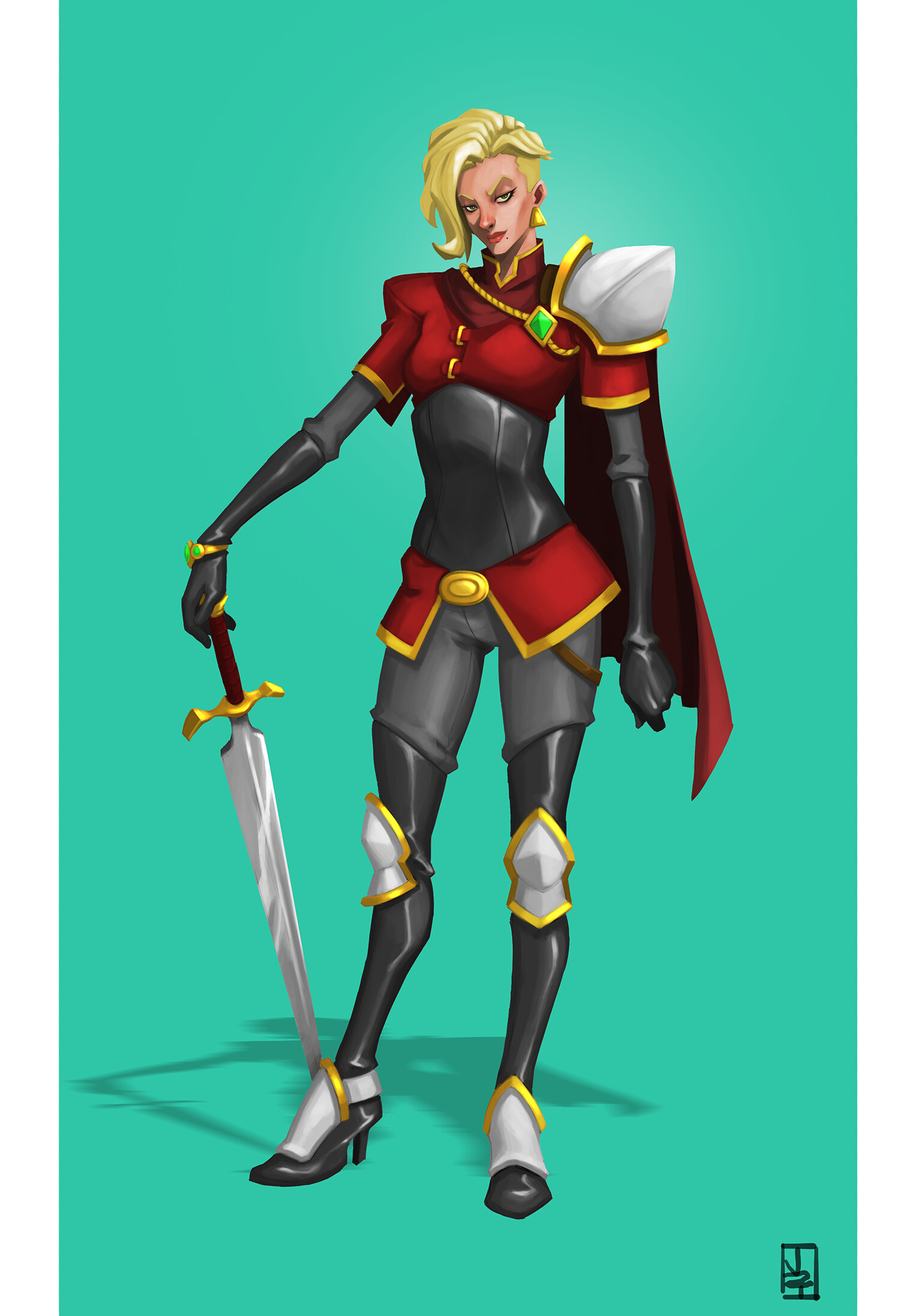 ArtStation - Swordswoman Concept