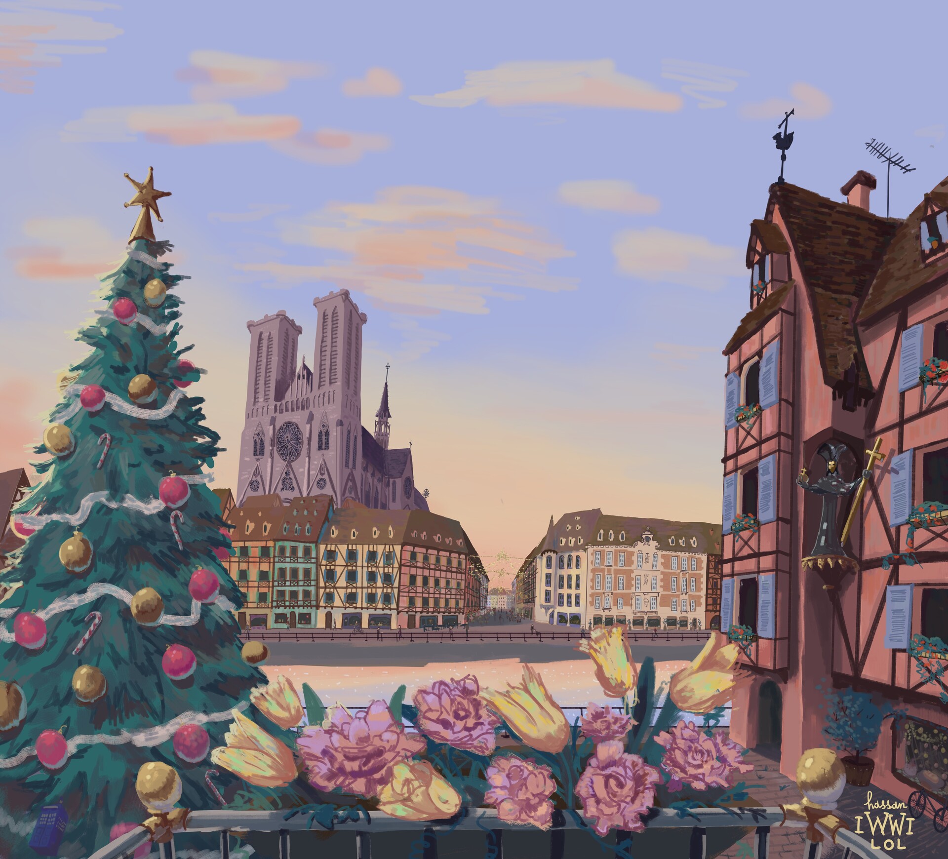 ArtStation - Christmass city