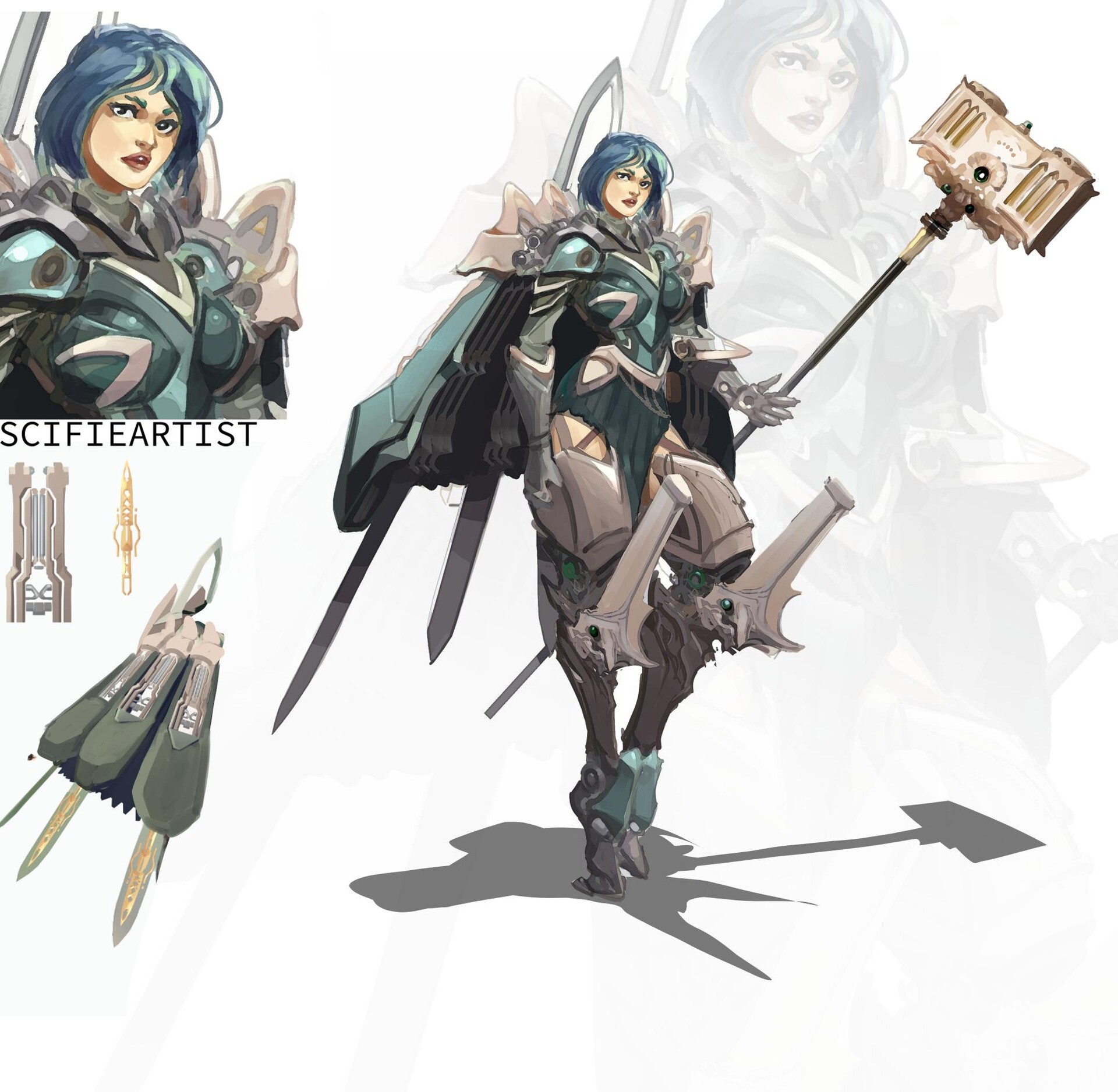 ArtStation - Gothic Paladin