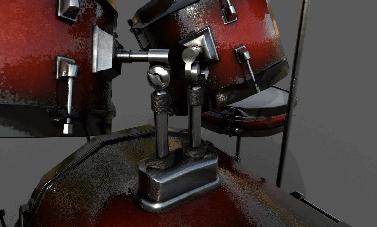 Justin Wagner - Game Prop - Drum Set