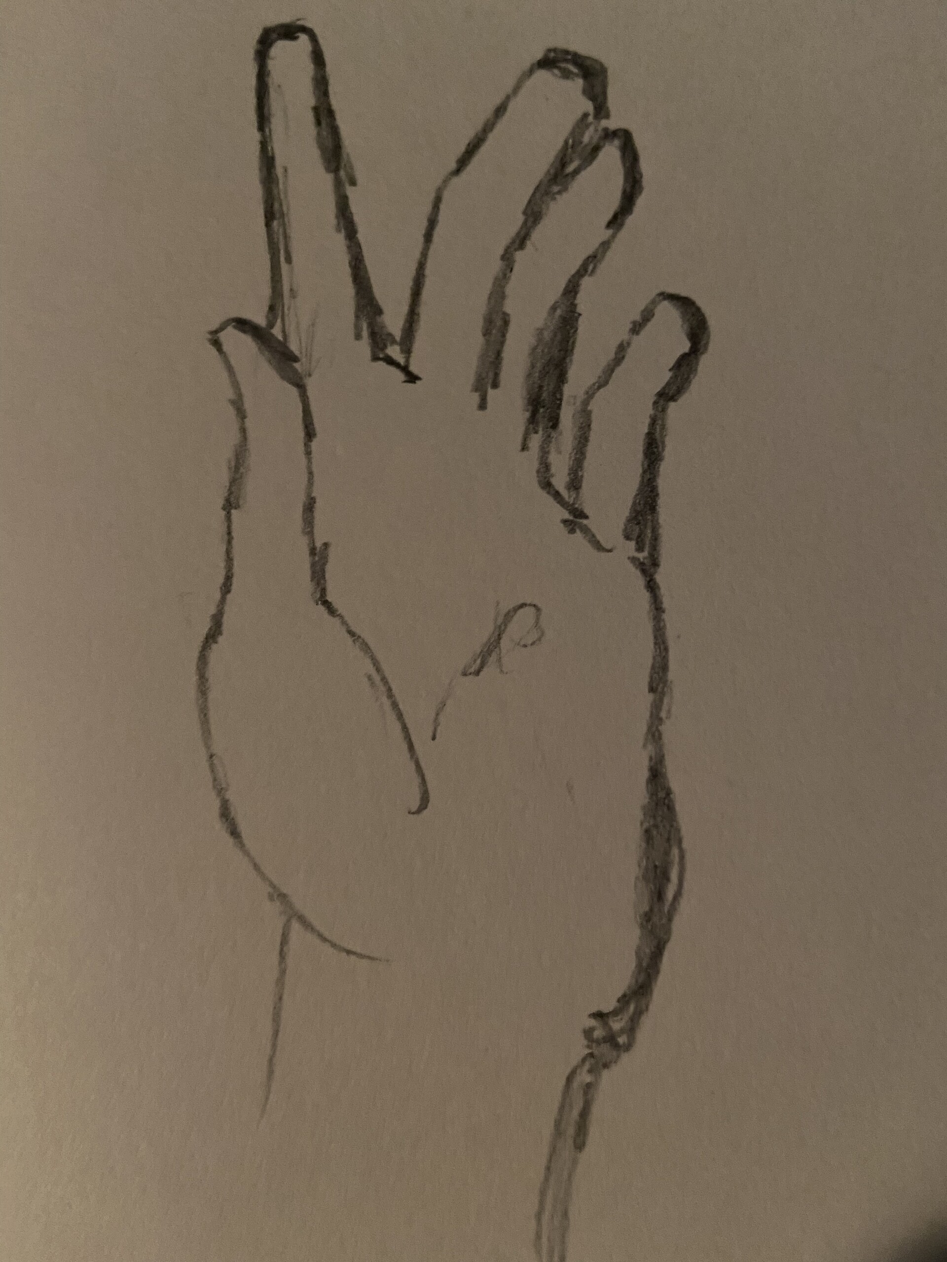 ArtStation - Left hand quick sketch. Enjoy