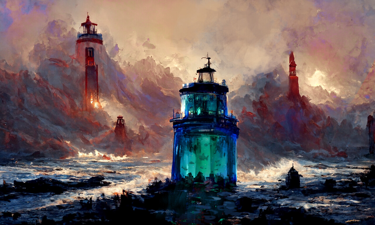 ArtStation - An aquarium lighthouse