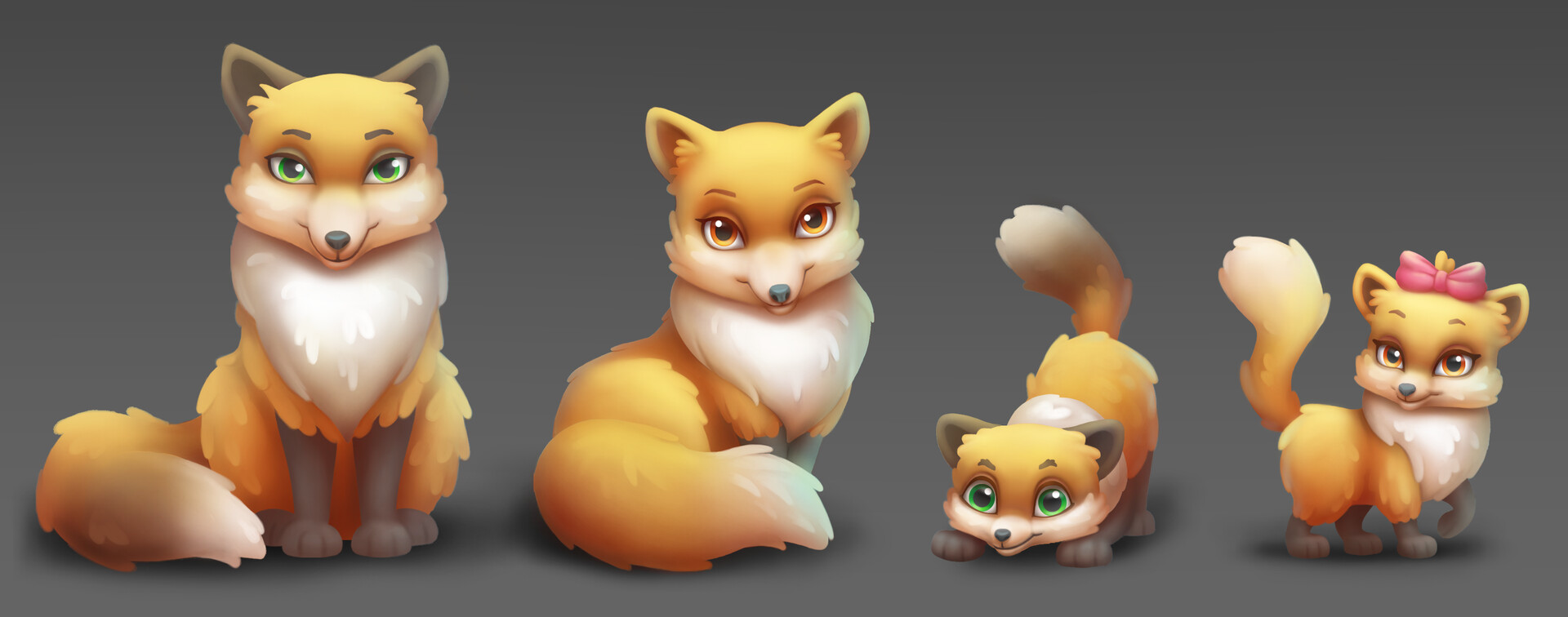 ArtStation - Foxes