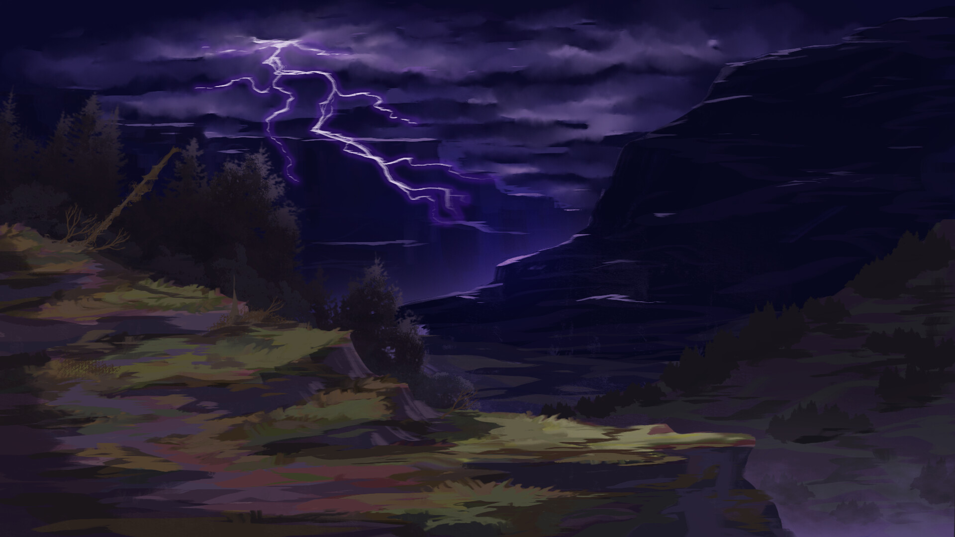 ArtStation - Stormy Scene