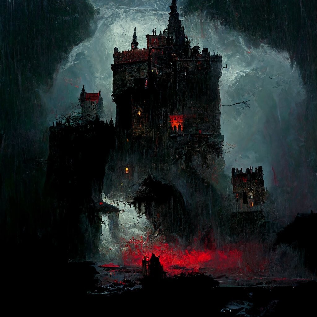ArtStation - Dracula - Castle - 2 / Benoit FERRIERE (Mirof)