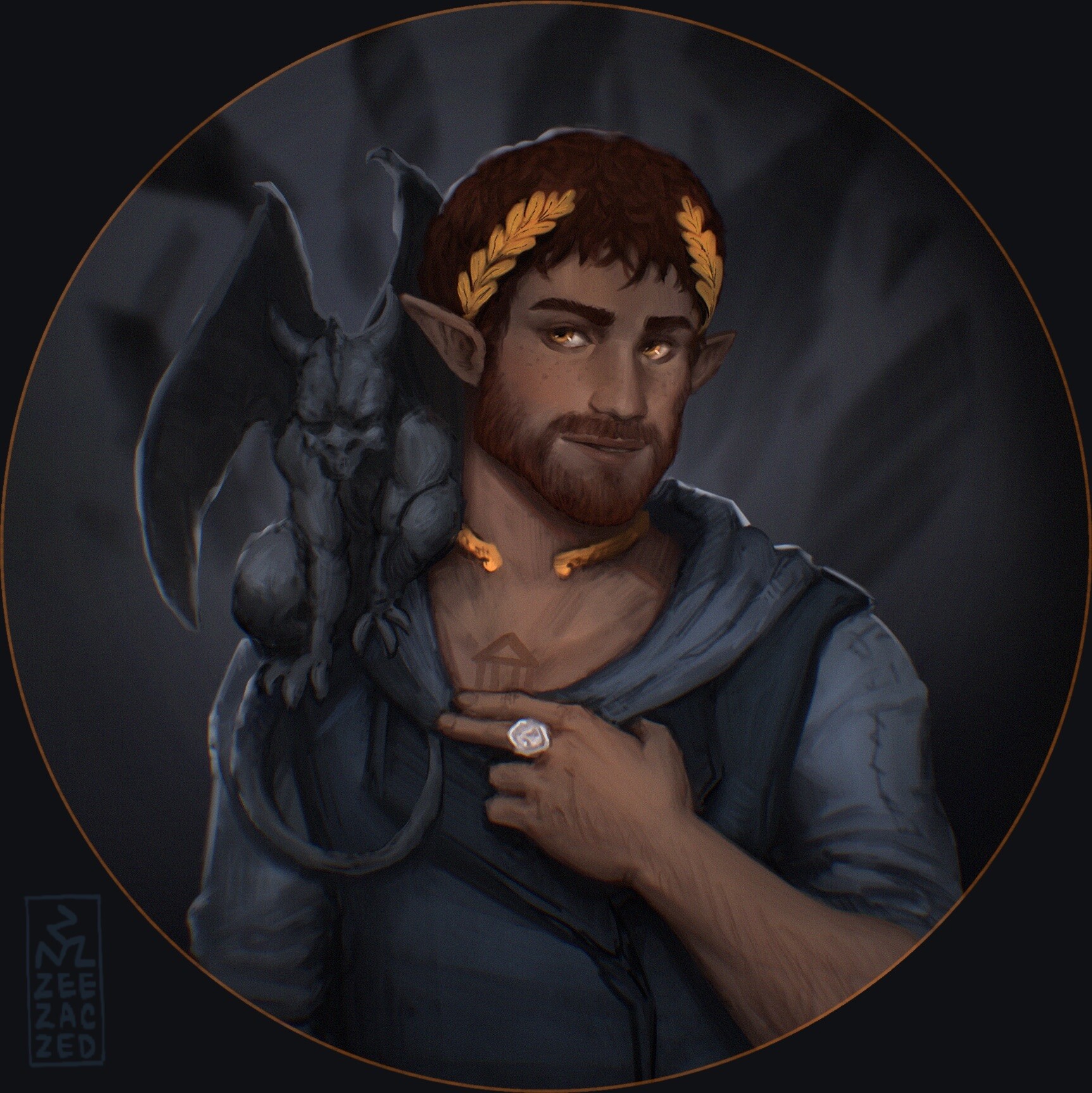 ArtStation - Hexblood Warlock Token