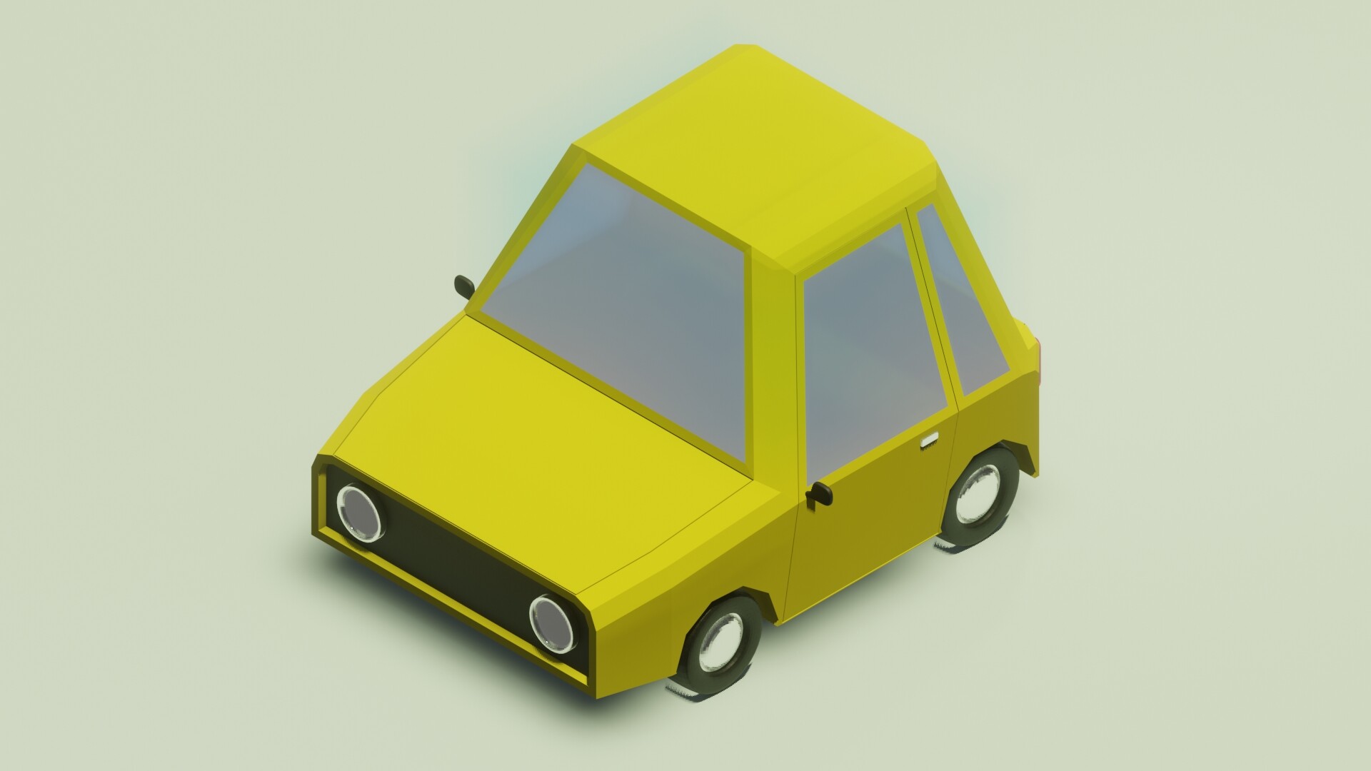 ArtStation - Low-poly Car-2F