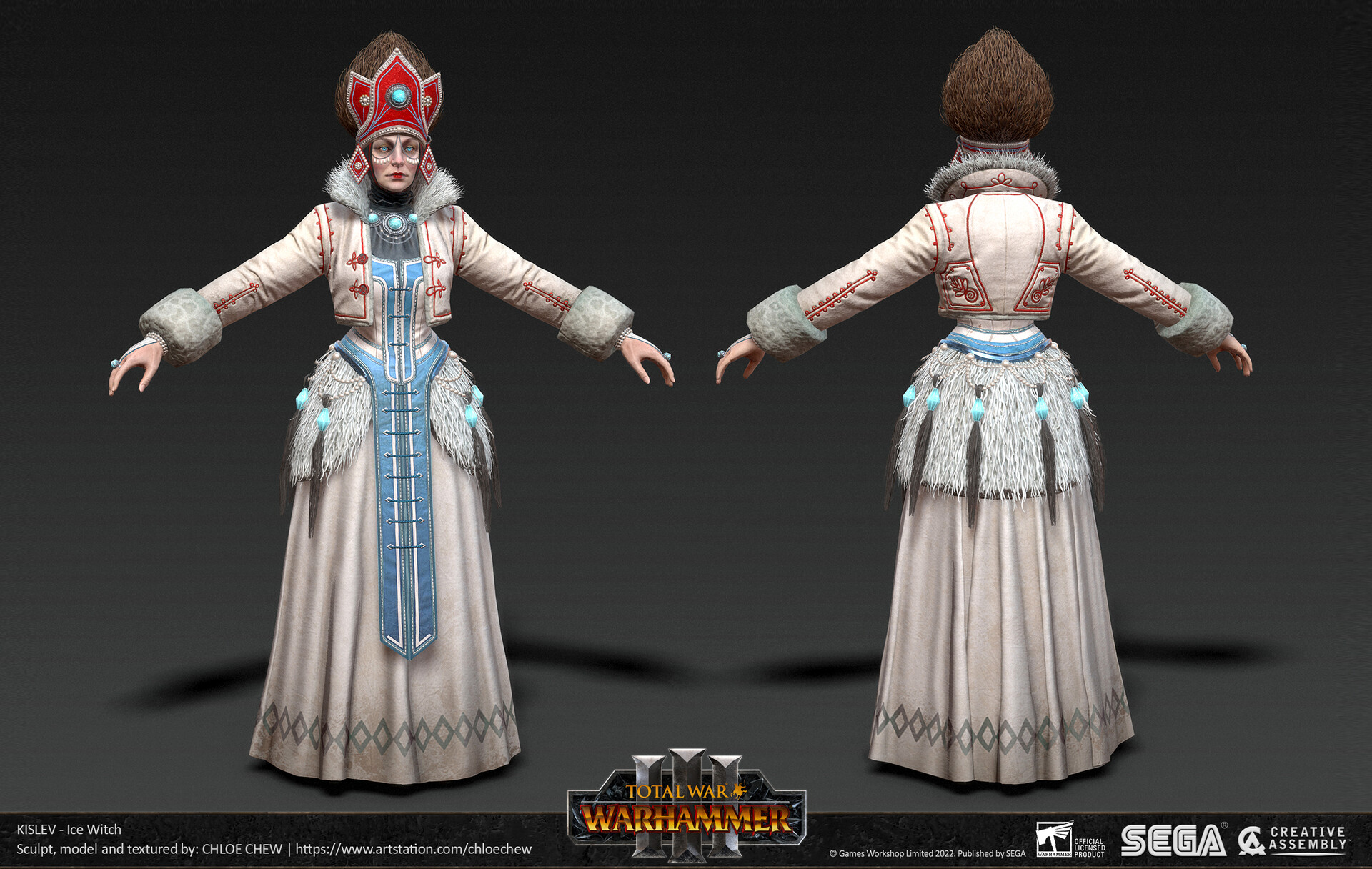 Chloe Chew - Total War: WARHAMMER III - Kislev - Ice Witch