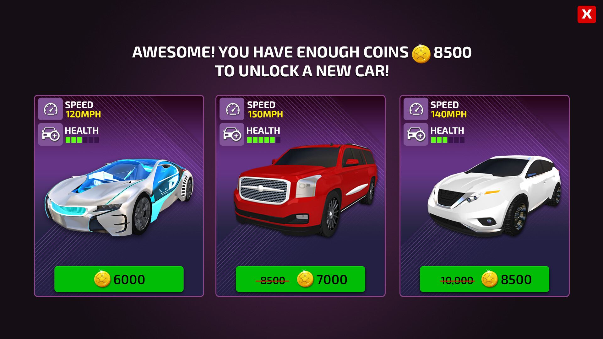 Munmun khurana - GAME UI#RACING GAMES