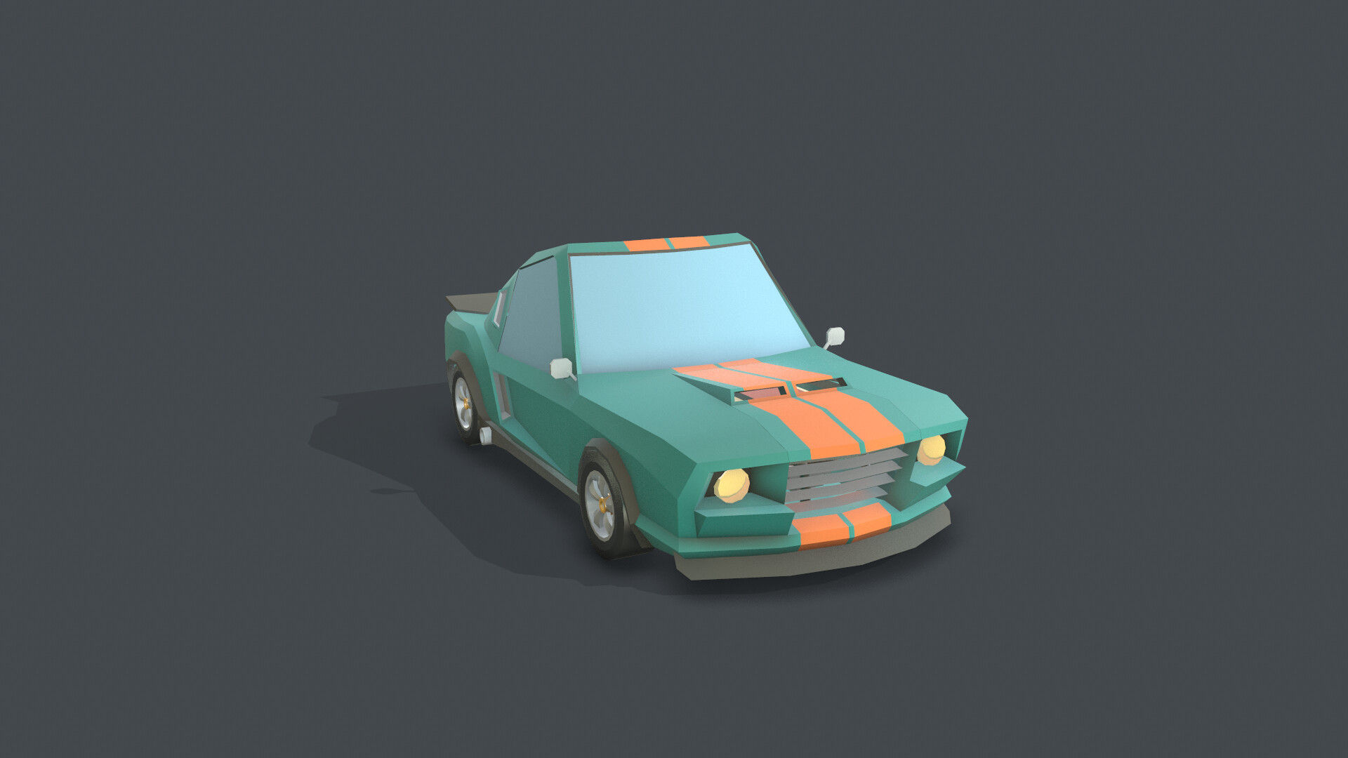 ArtStation - Stylized car game jam
