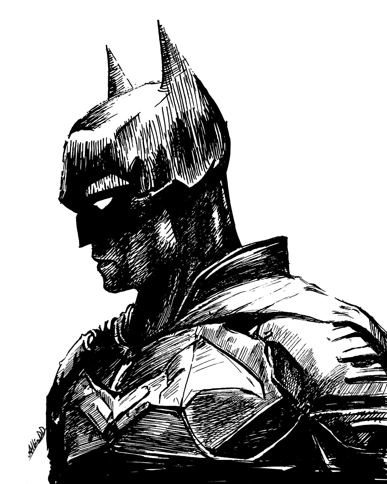 ArtStation - The Batman Ink Artwork