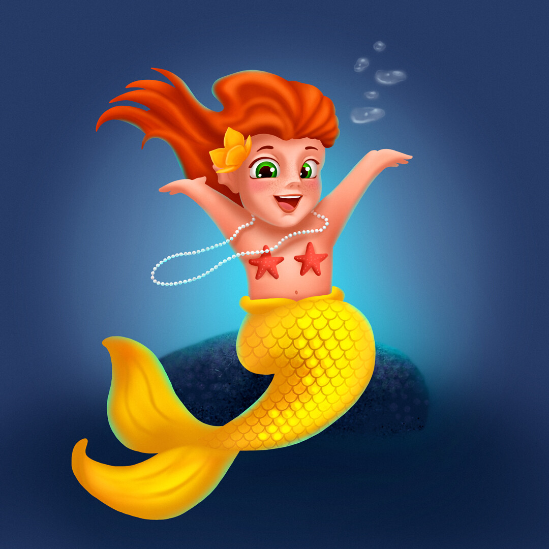 ArtStation - Litte mermaid