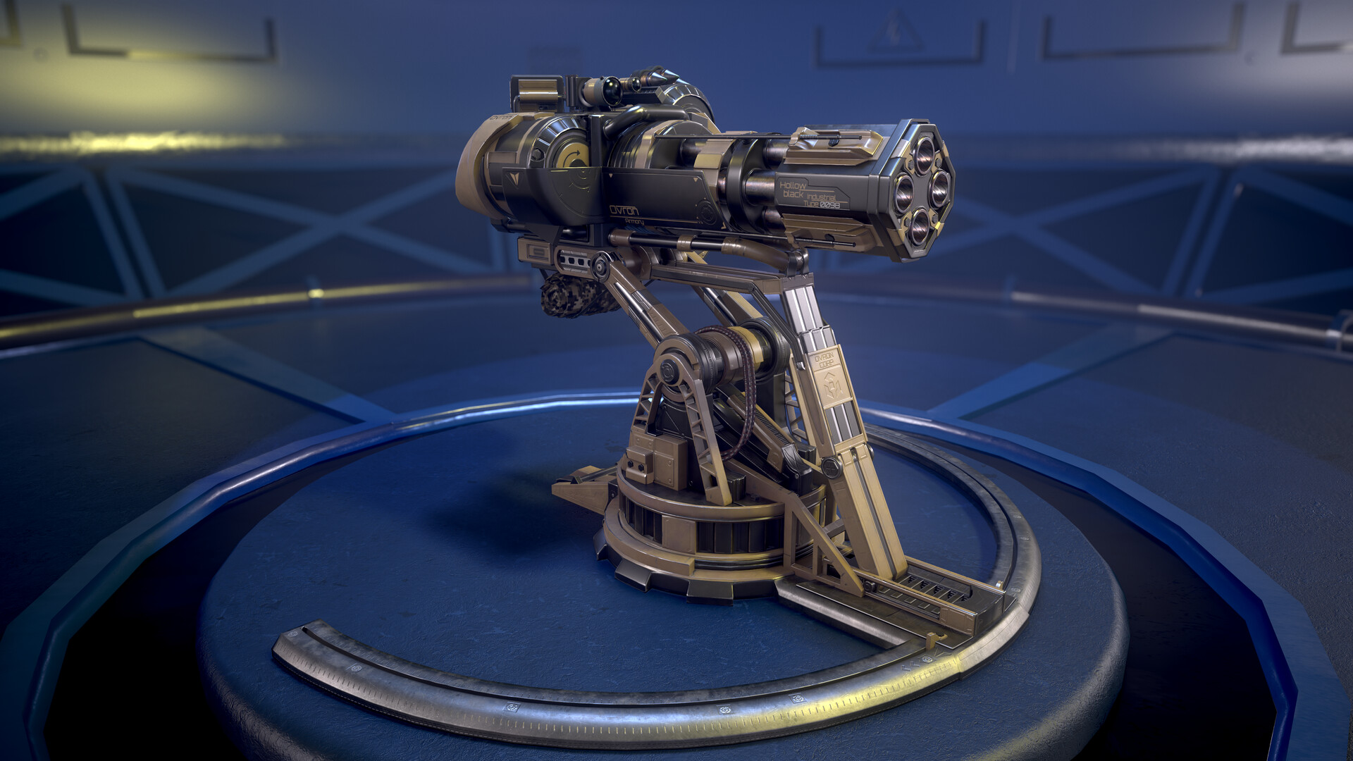 ArtStation - Mankind defence turret