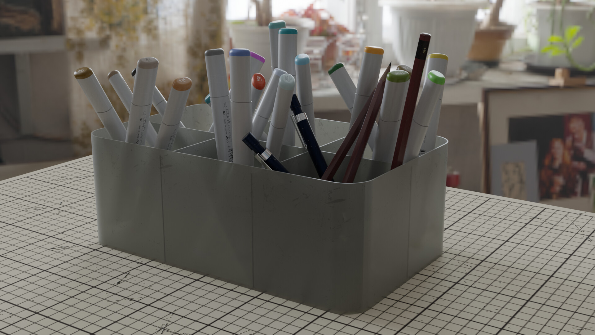 ArtStation - Pen Stand