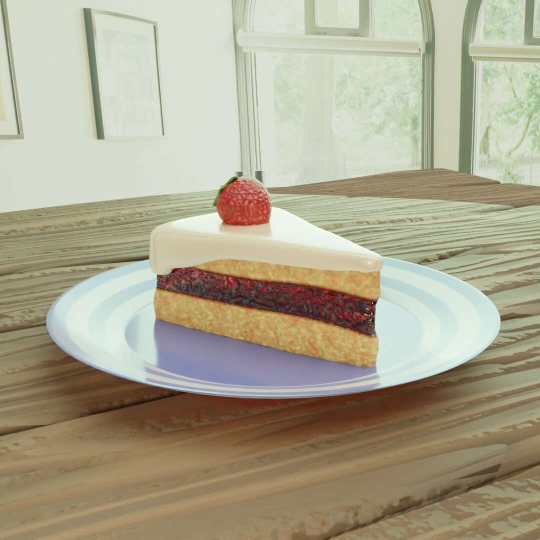 ArtStation - Cake texture study