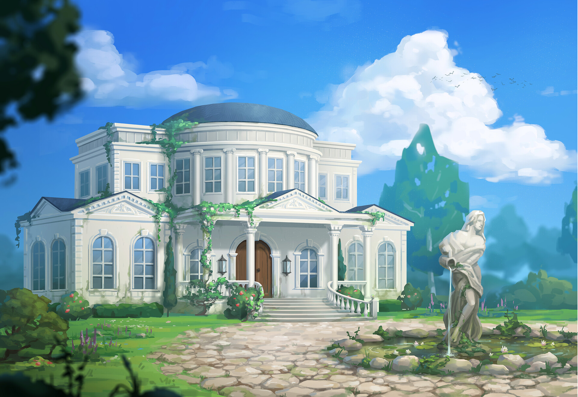ArtStation - Villa. Test artwork
