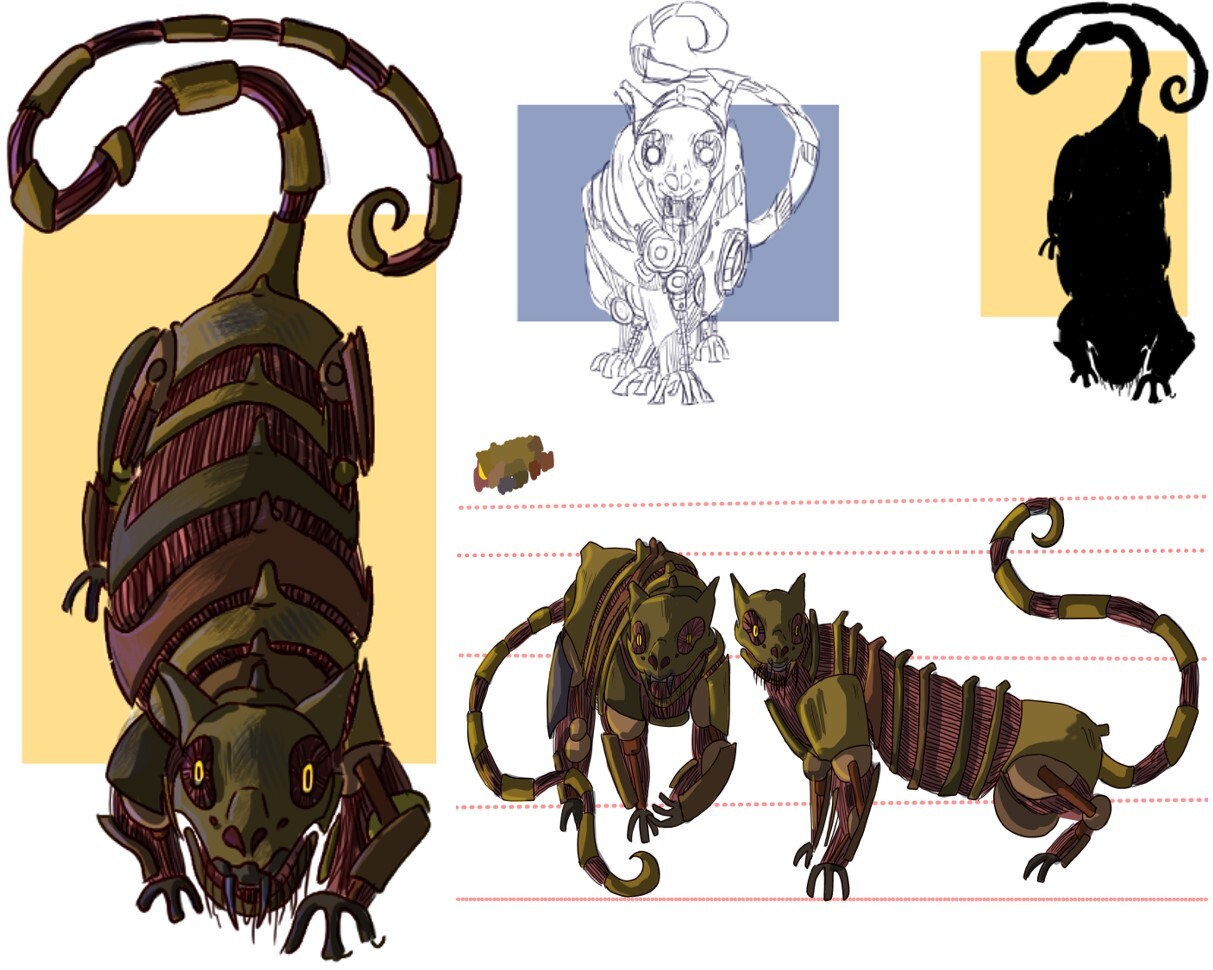 ArtStation - Final Major Project, Robot Panther Character (2/4)