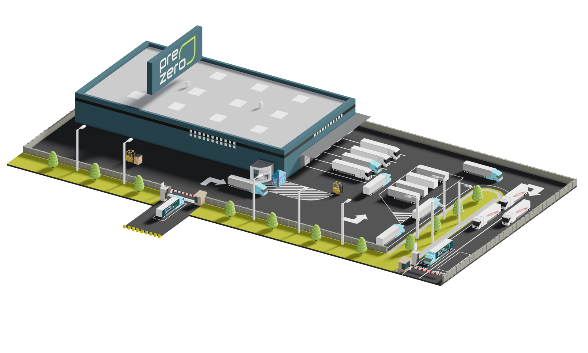 ArtStation - 3d model of Company view