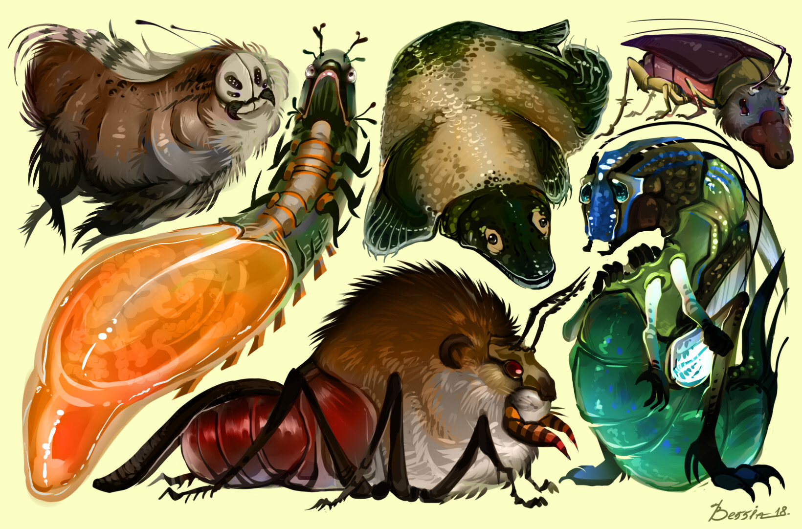 ArtStation - Design of fictional animals