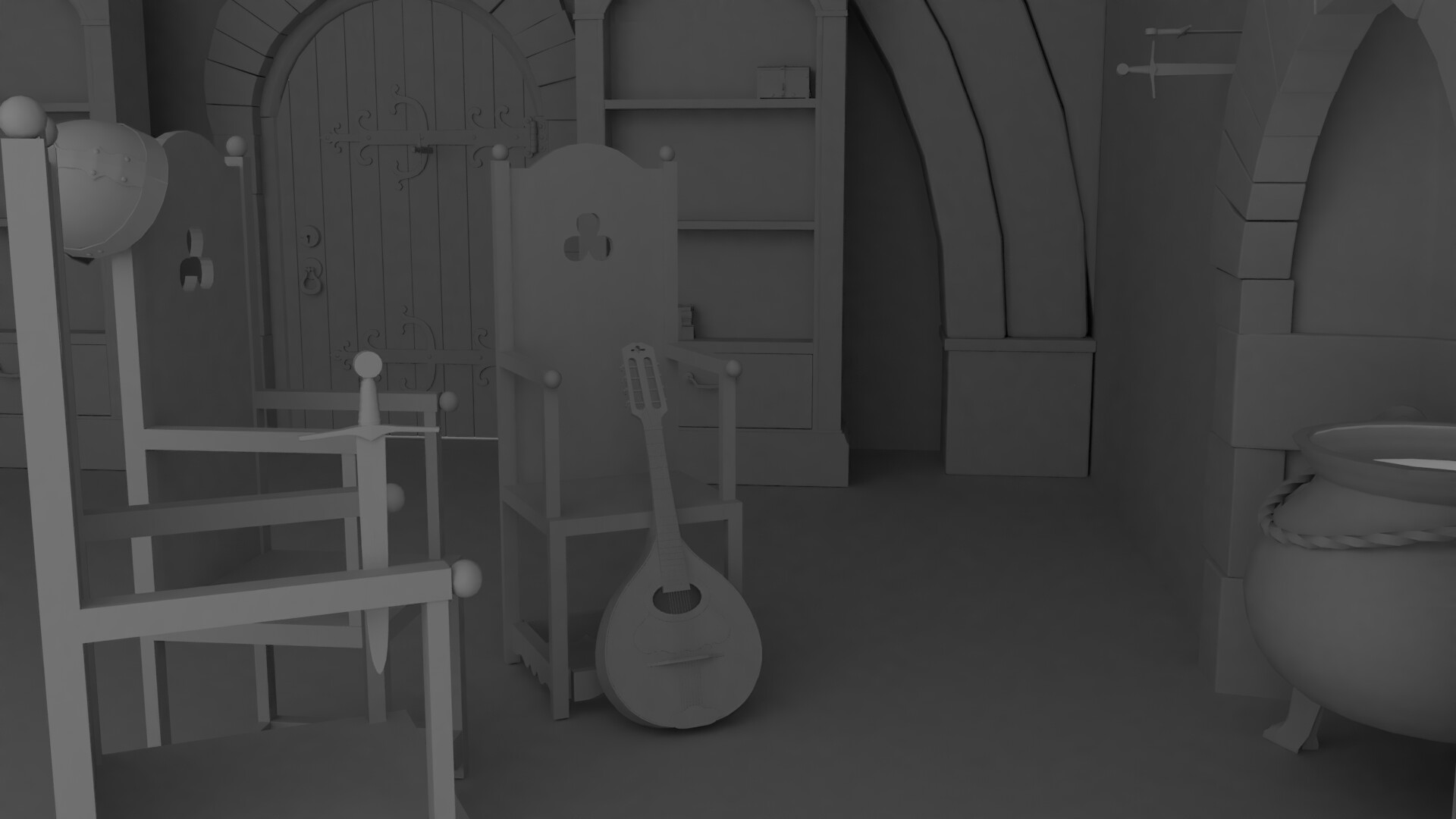 ArtStation - Medieval Room