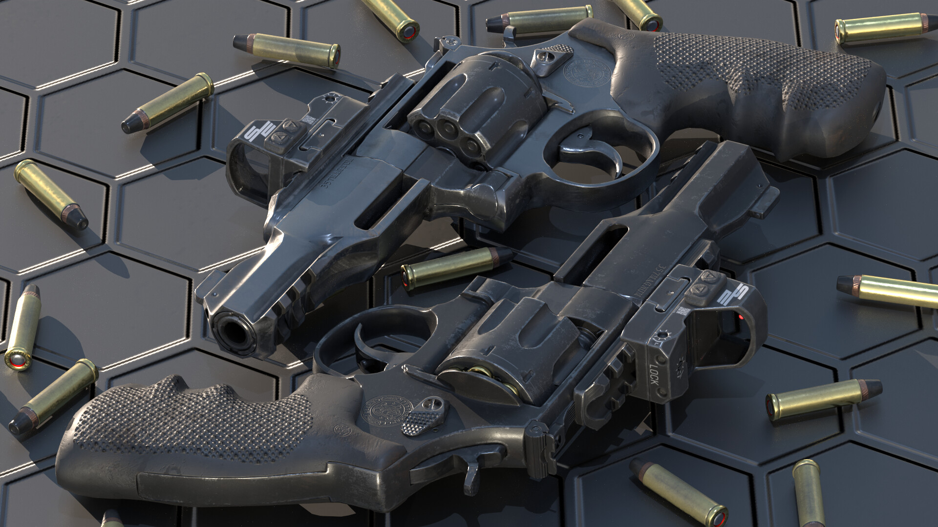 ArtStation - Revolver S&W 357 Magnum