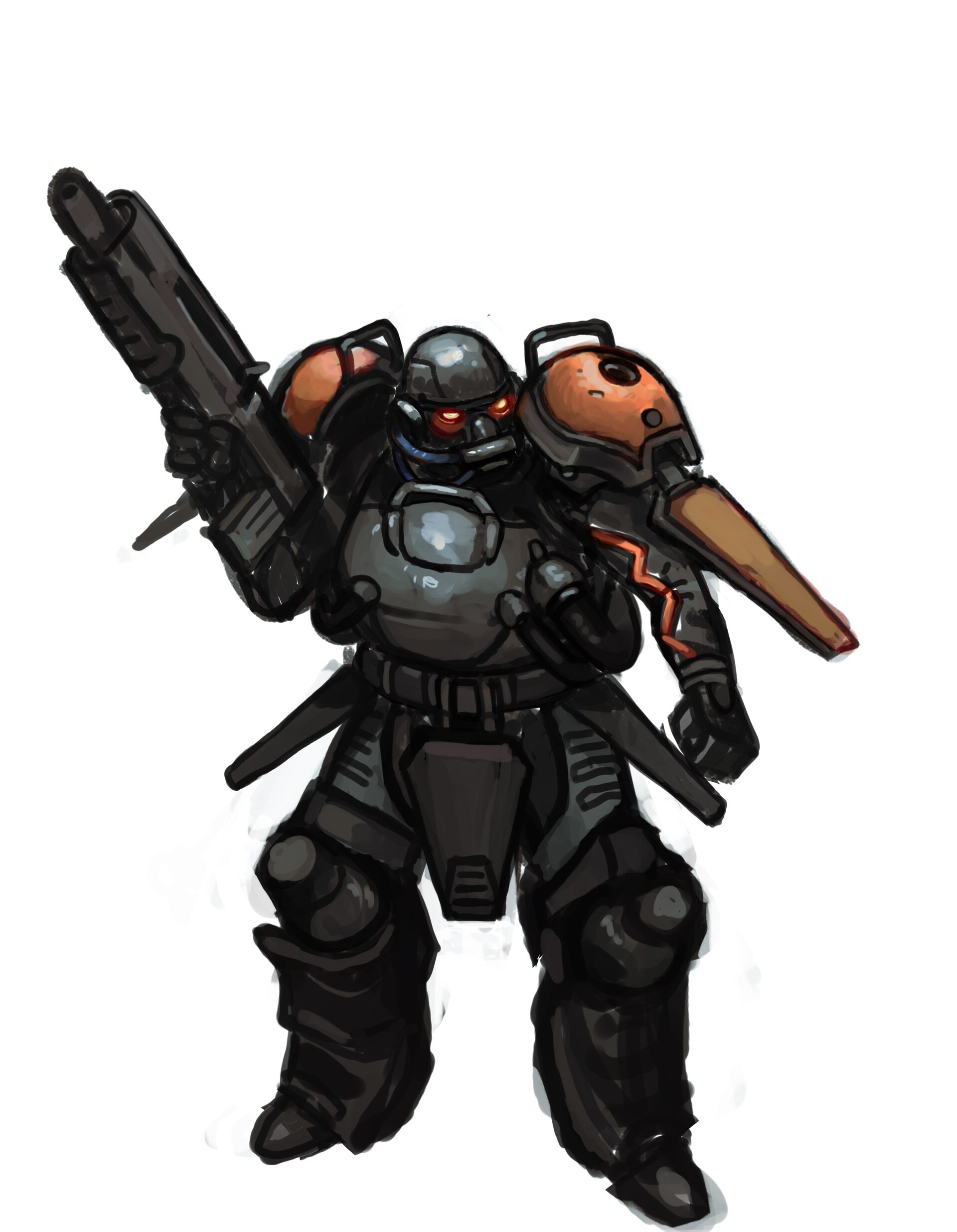 ArtStation - Battle armor