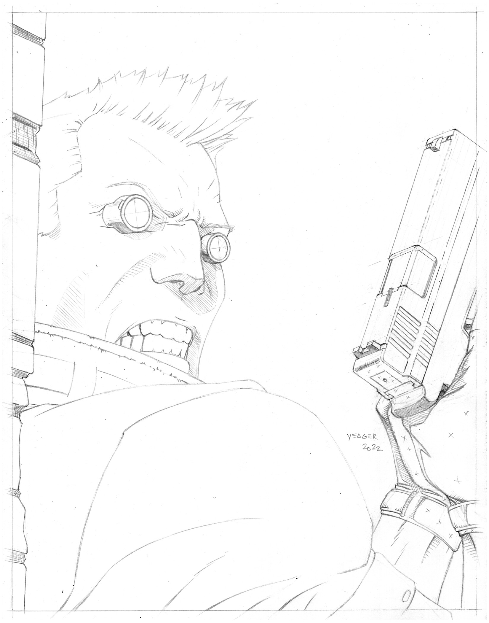 Drew Yeager - Ghost in the Shell - Batou (2022)