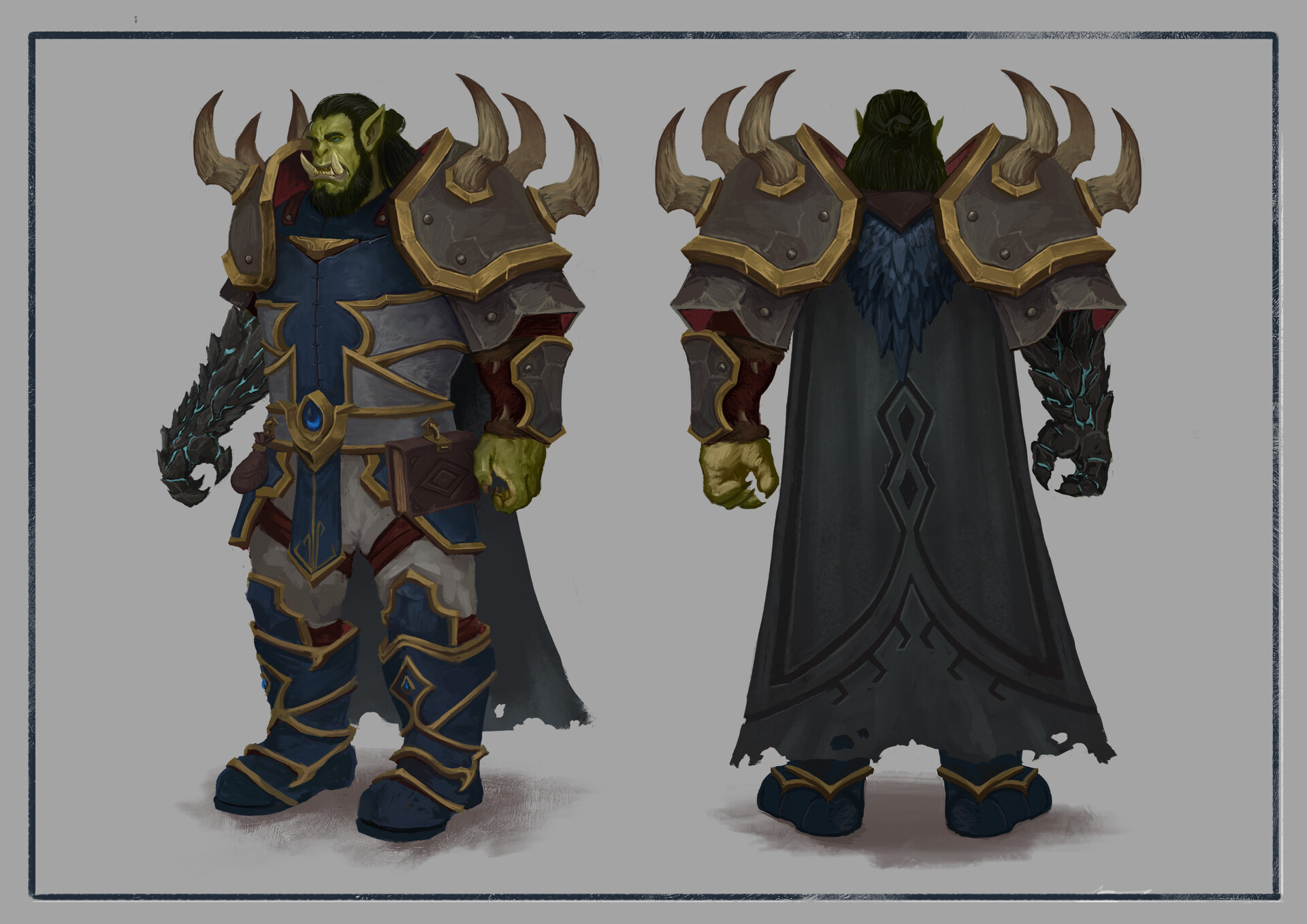 Orc character sheet commission by Gerva Perez — ProUser.Me