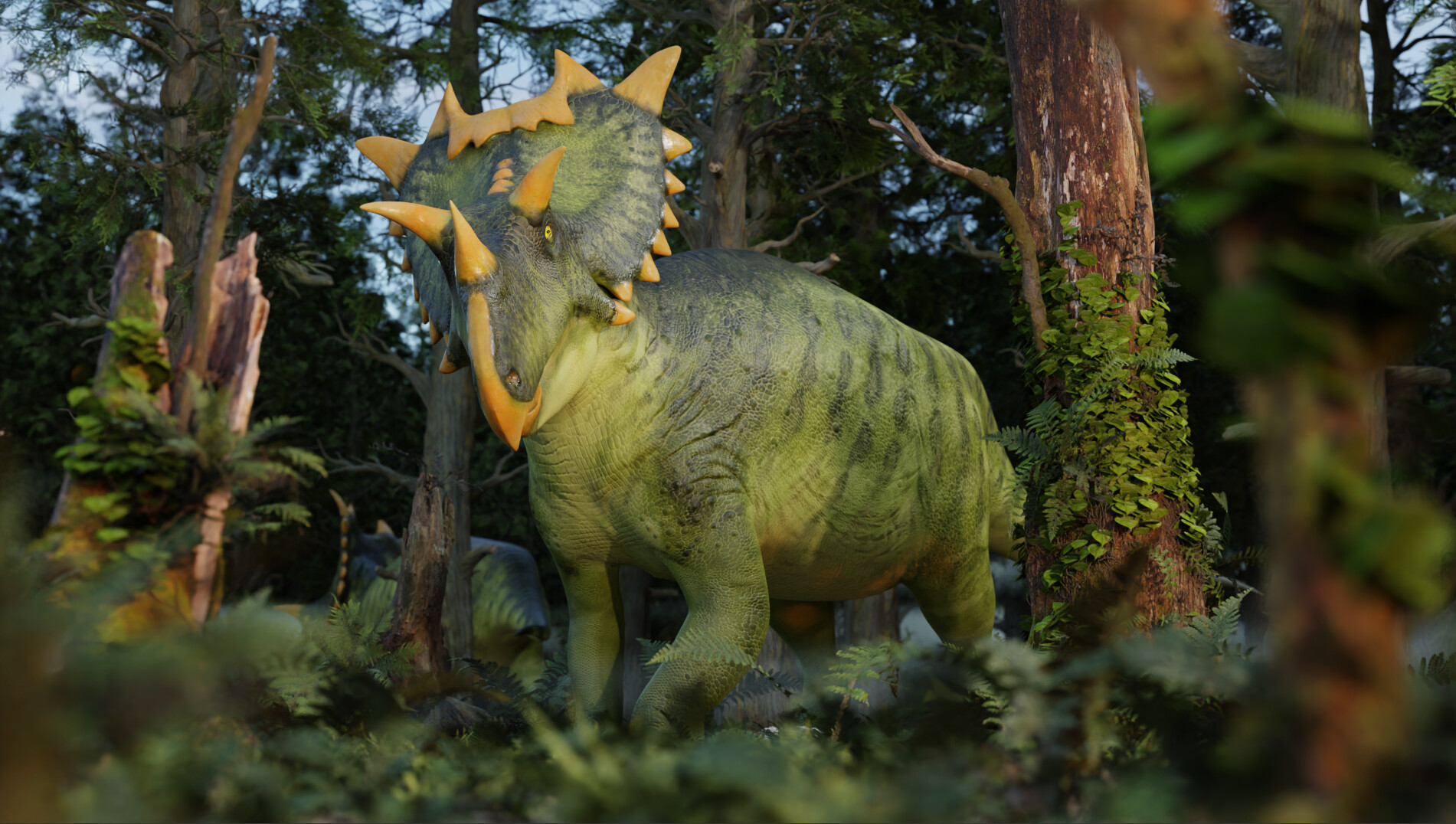 ArtStation - Spiclypeus shipporum - Forest Scene