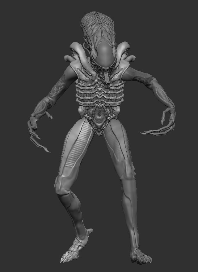 ArtStation - Alien Warrior
