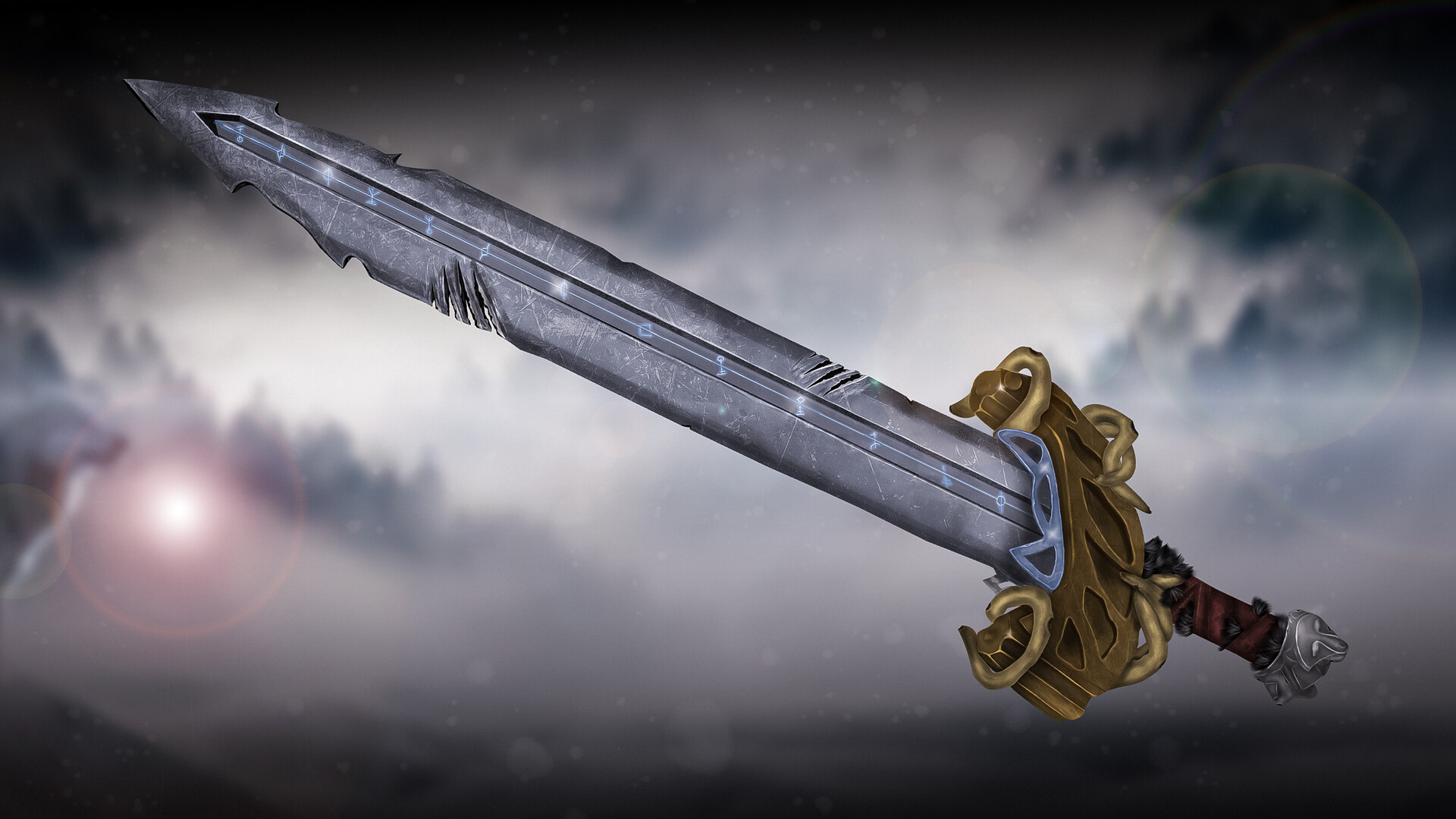 Luis Wever - Sword For Atreus (Loky) GOW inspired prop design